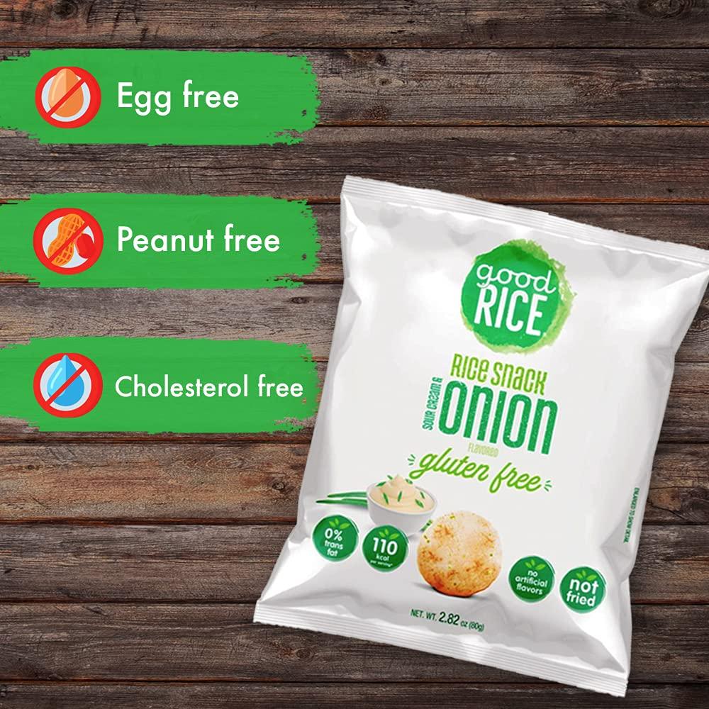 Rice Snacks - Sour Cream Flavor (Pack of 2) | Delicious Crunchy Snack ...