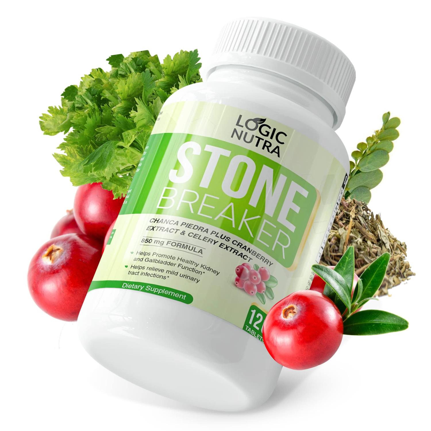 Logic Nutra Chanca Piedra Kidney Stone Breaker 800mg - 120 Tablets for ...