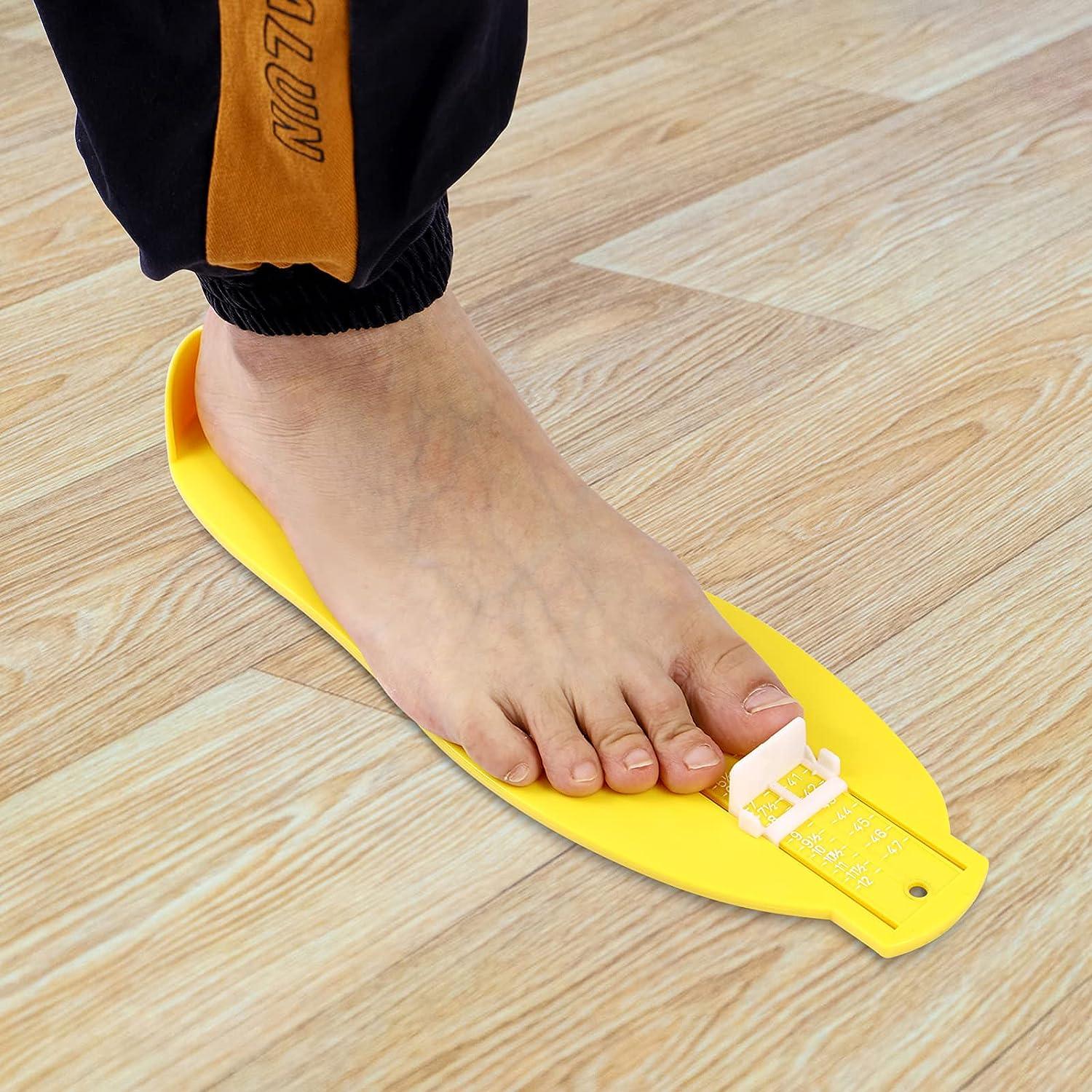 Healifty Shoe Sizer Measuring Device for Adults and Kids - Yellow Foot ...
