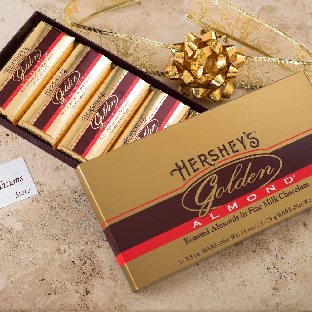 Hershey's Golden Almond Chocolate Bar - Roasted Almonds in Milk ...