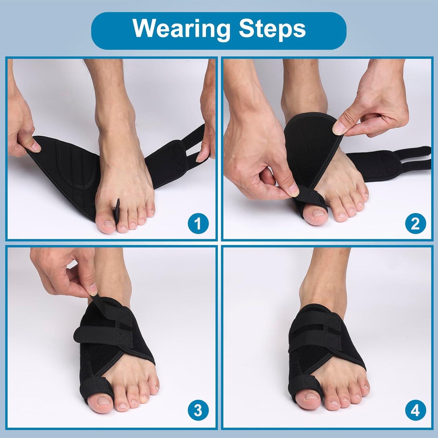 Yasdyri Bunion Corrector - Big Toe Pain Relief & Straightening Splint ...