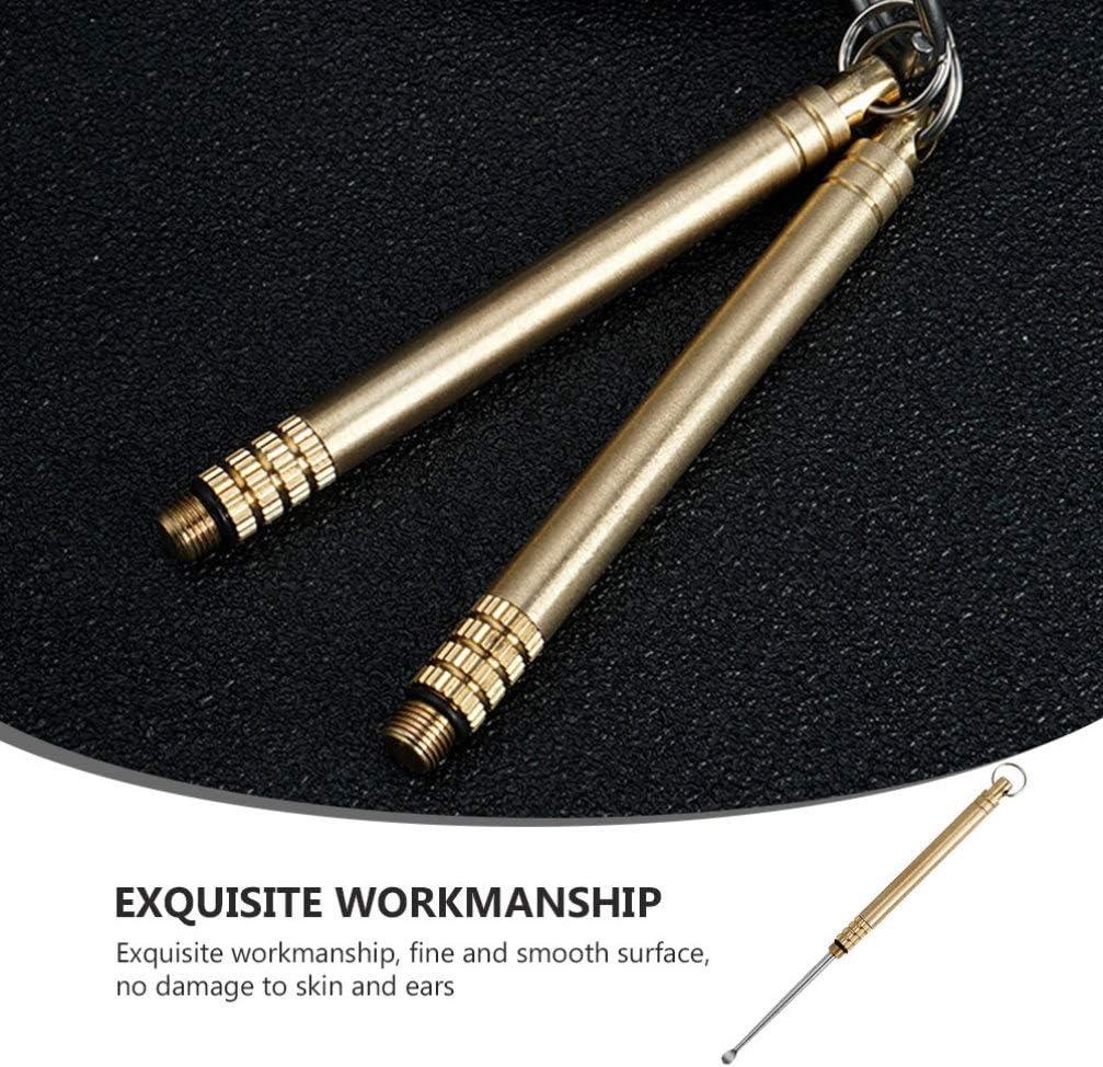 Titanium Alloy Ear Digger Kit - Ear Wax Removal Tool with Keychain ...