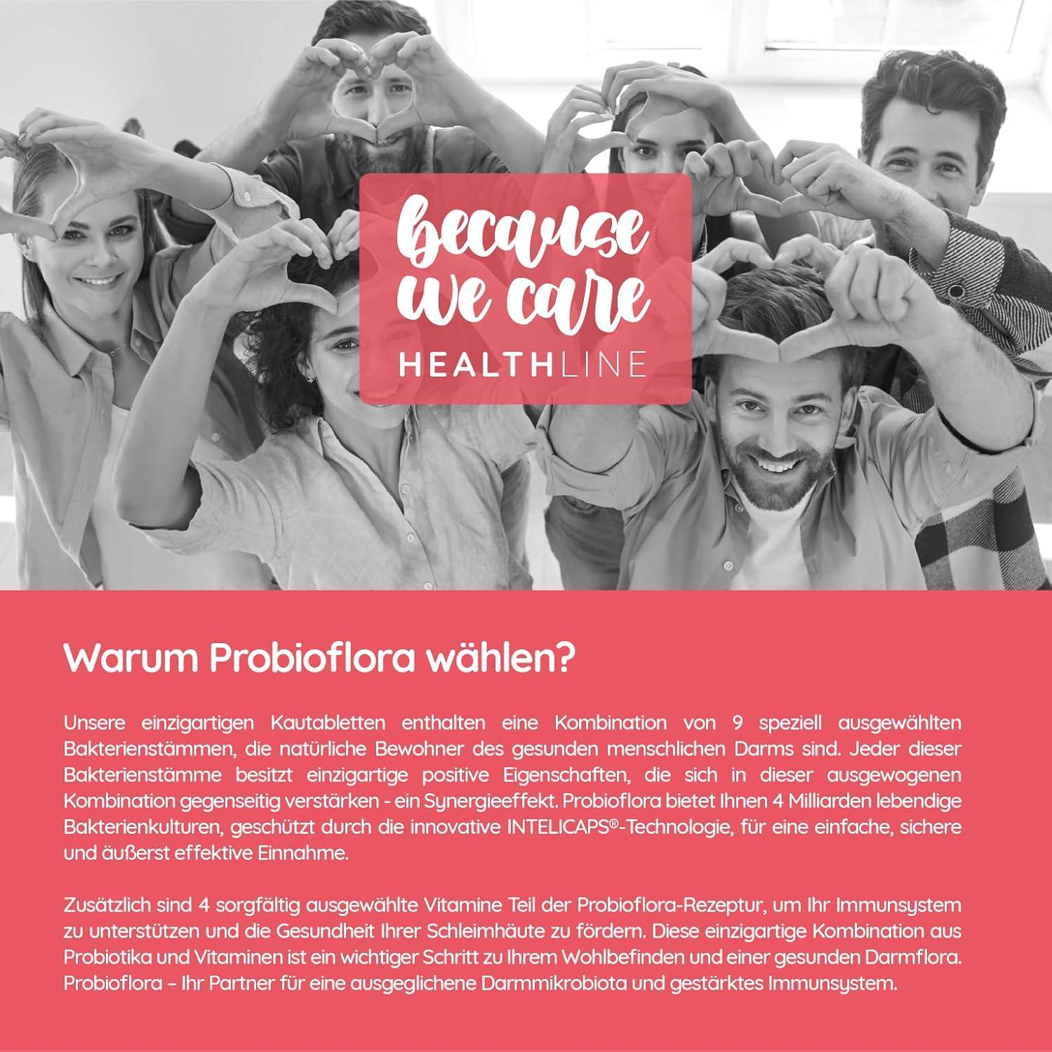 Aila ProBioFlora Chewing Tablets - 60 Probiotic Drops for Intestinal ...