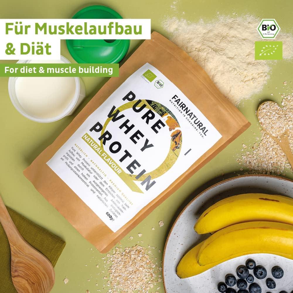 Organic Whey Protein Powder - Neutral Flavor No Additives 600g - Sugar ...