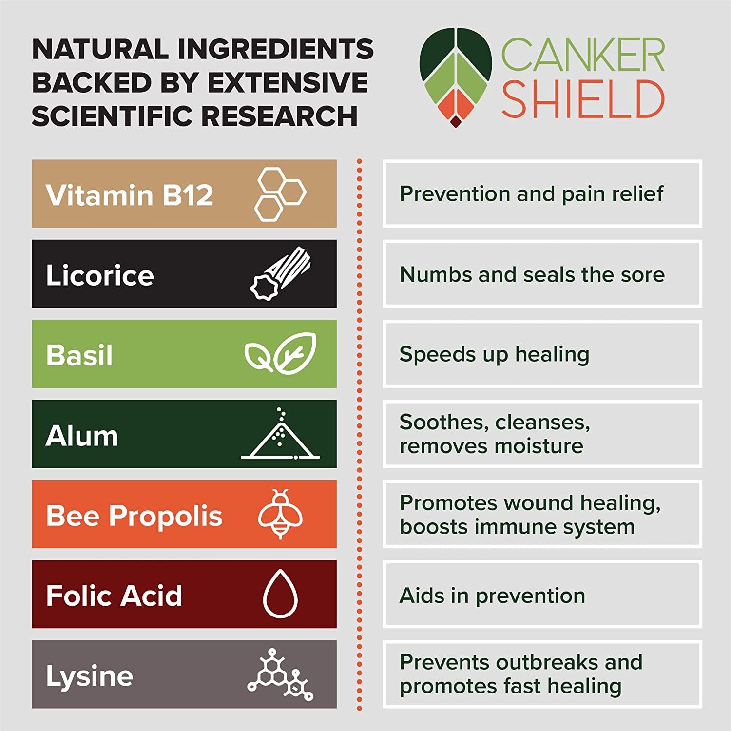 Canker Shield - Fast Healing Canker Sore & Mouth Ulcer Treatment | Buy ...