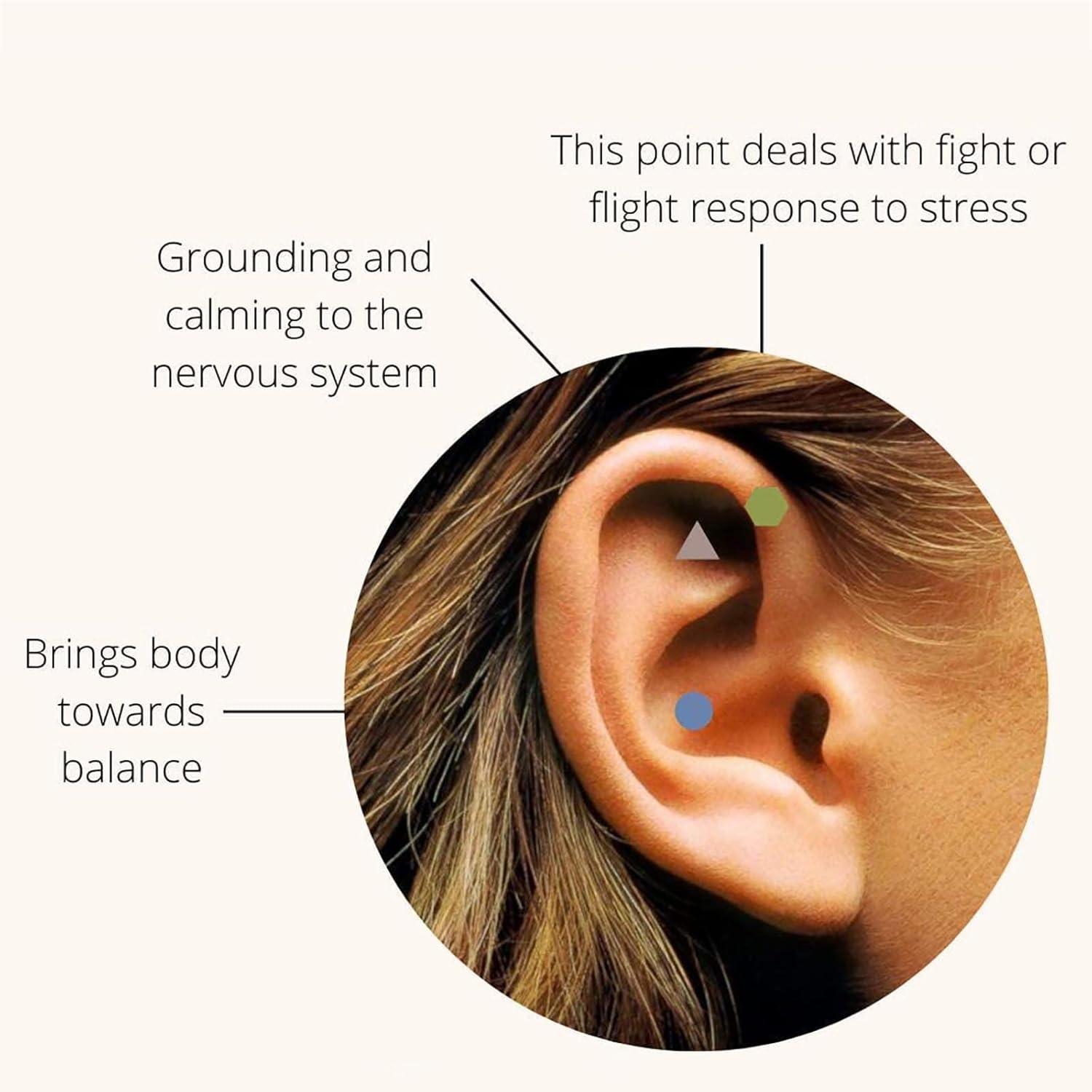 Premium Face Reflex Zone Massage Tools & Acupuncture Ear Seed Set for ...