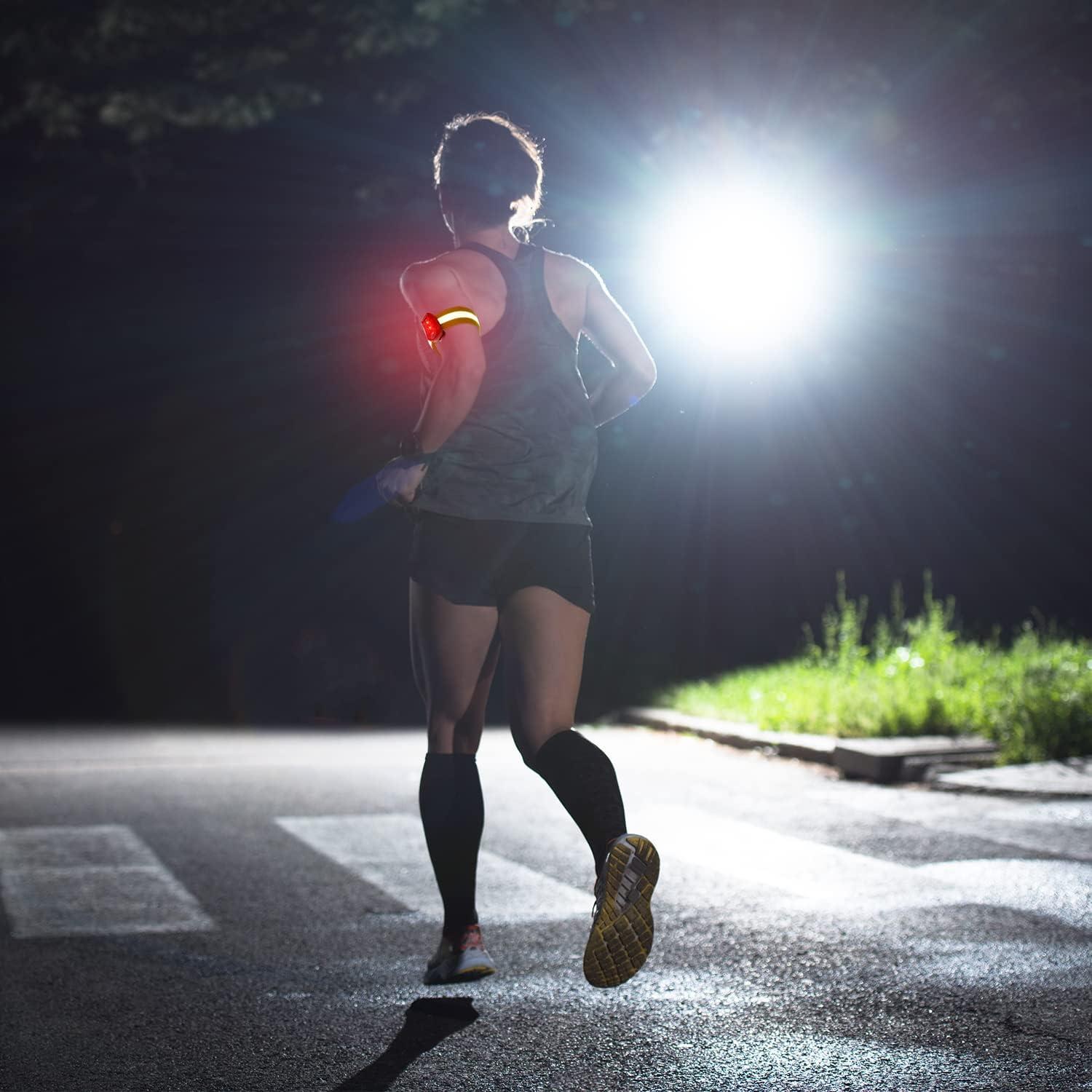 2 Pack LED Safety Warning Lights for Runners, Dogs, Bikes - High ...