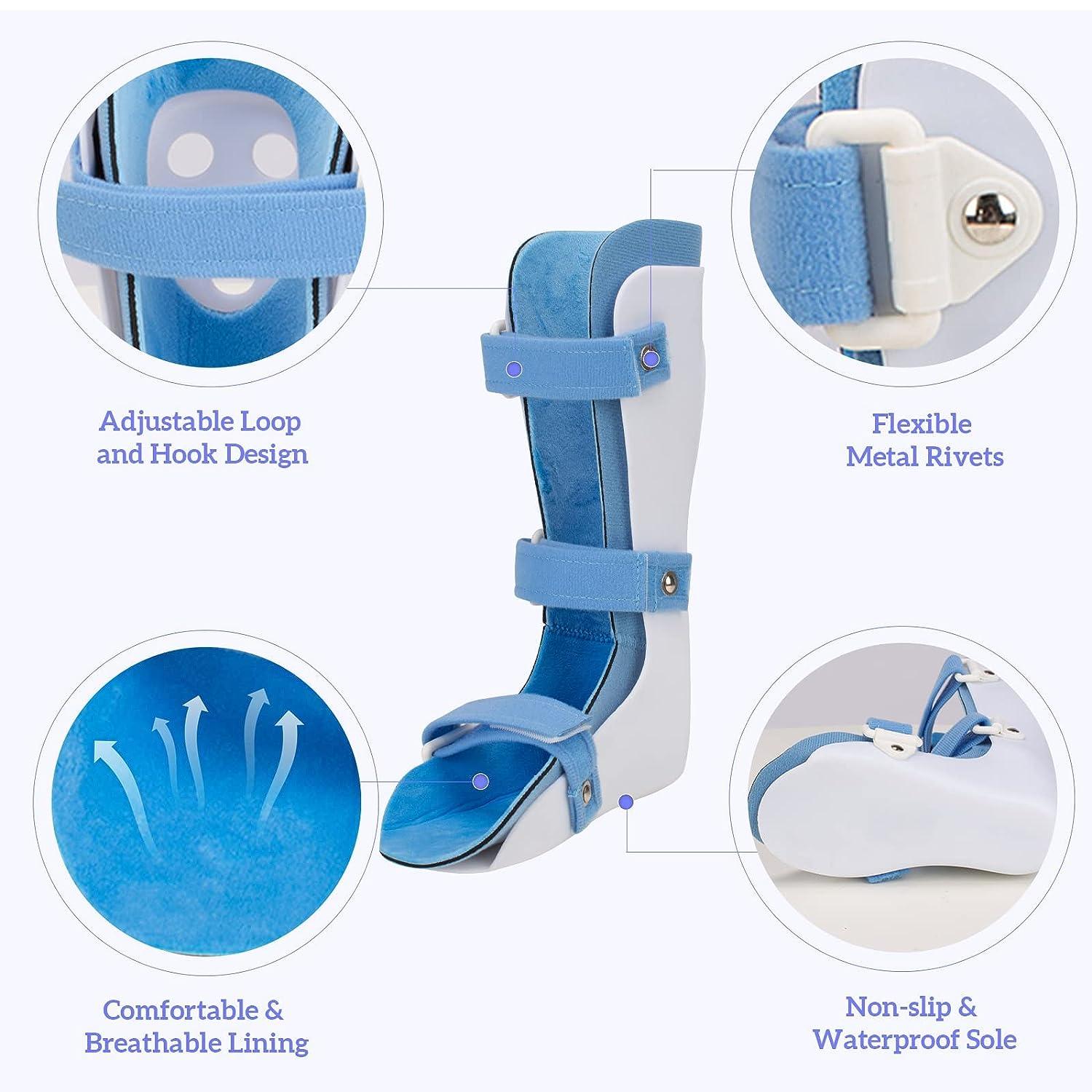 Kids AFO Drop Foot Brace Ankle Sprain Calf Fracture Rehabilitation Baby ...