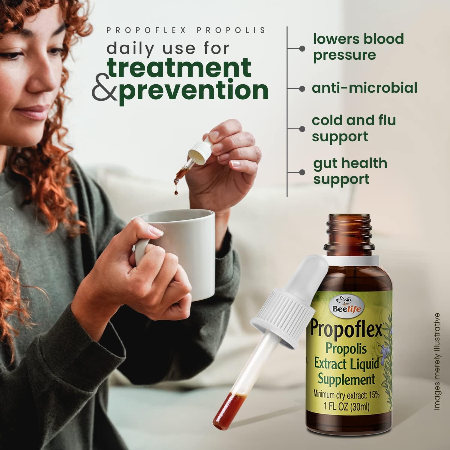 Beelife Propoflex Green Propolis Extract - 15% Bee Propolis Tincture ...