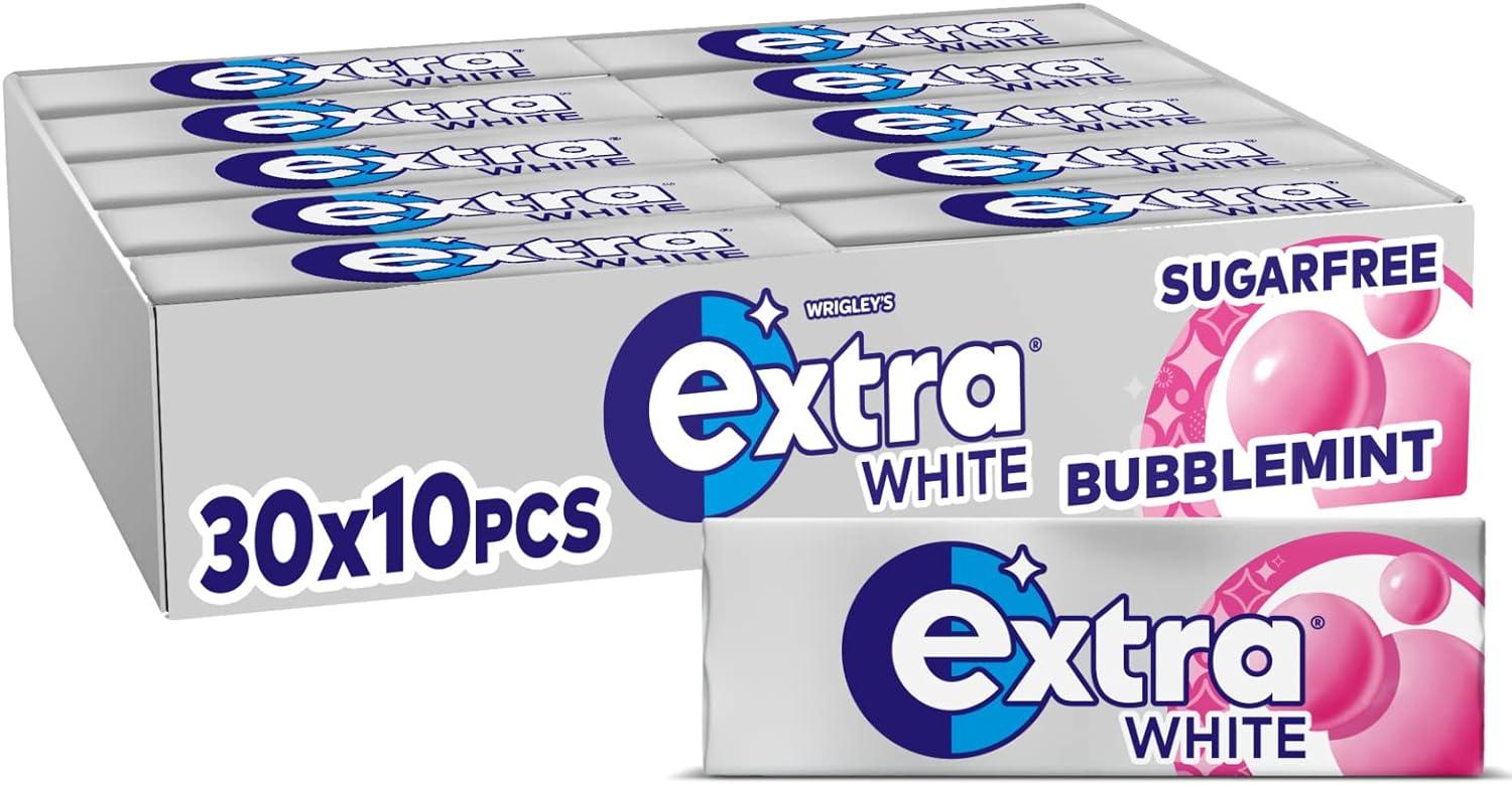 Extra Chewing Gum Sugar Free Peppermint Flavour Chewing Gum Bulk 30 ...