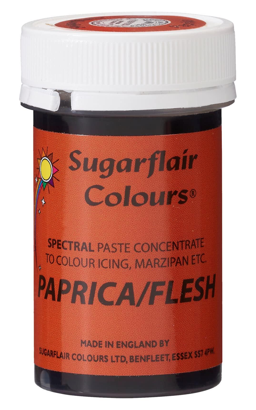 Sugarflair Paprika/Flesh Spectral Food Colouring Paste - 25g | Highly ...