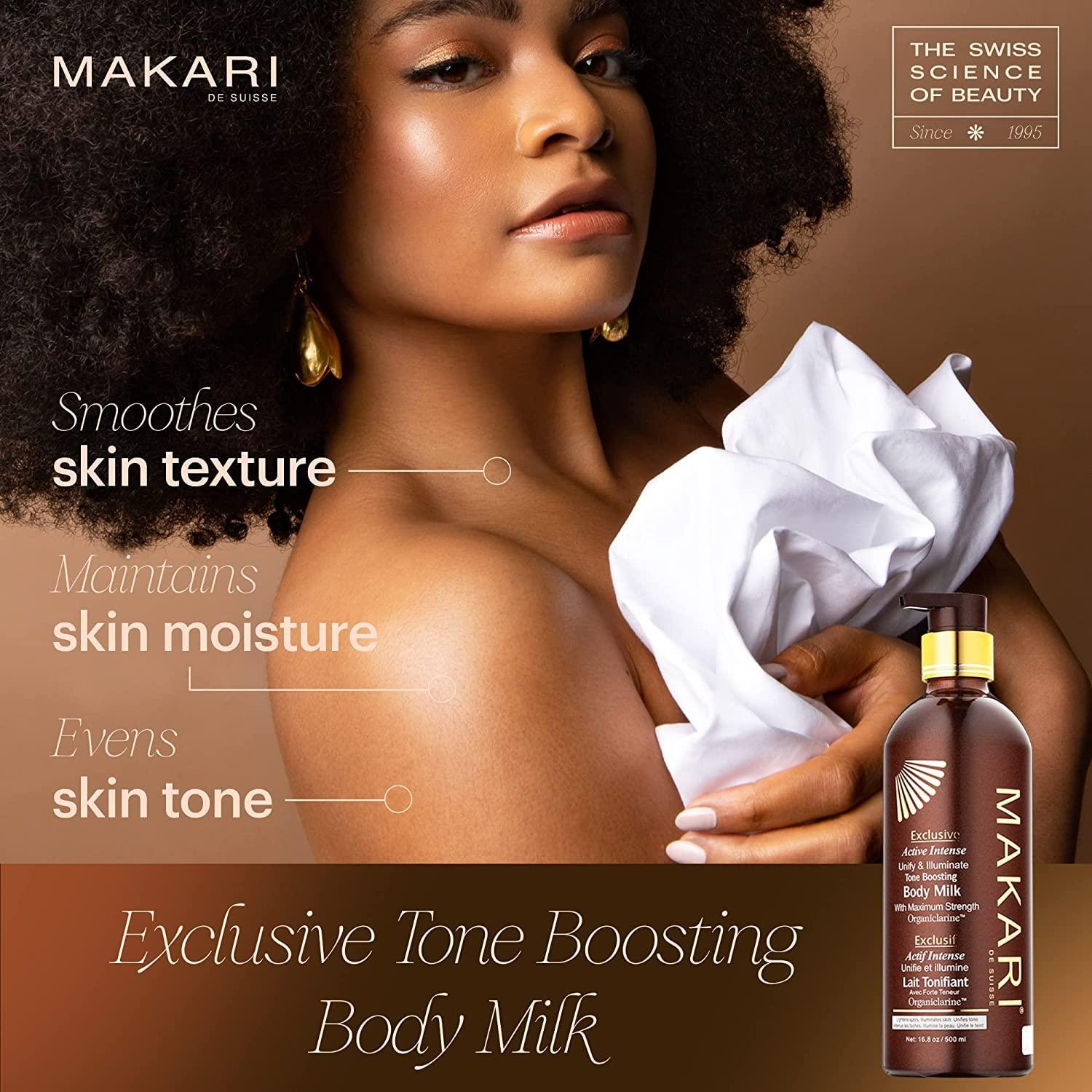 Makari Exclusive Active Intense Tone Boosting Body Milk 16 8 Oz