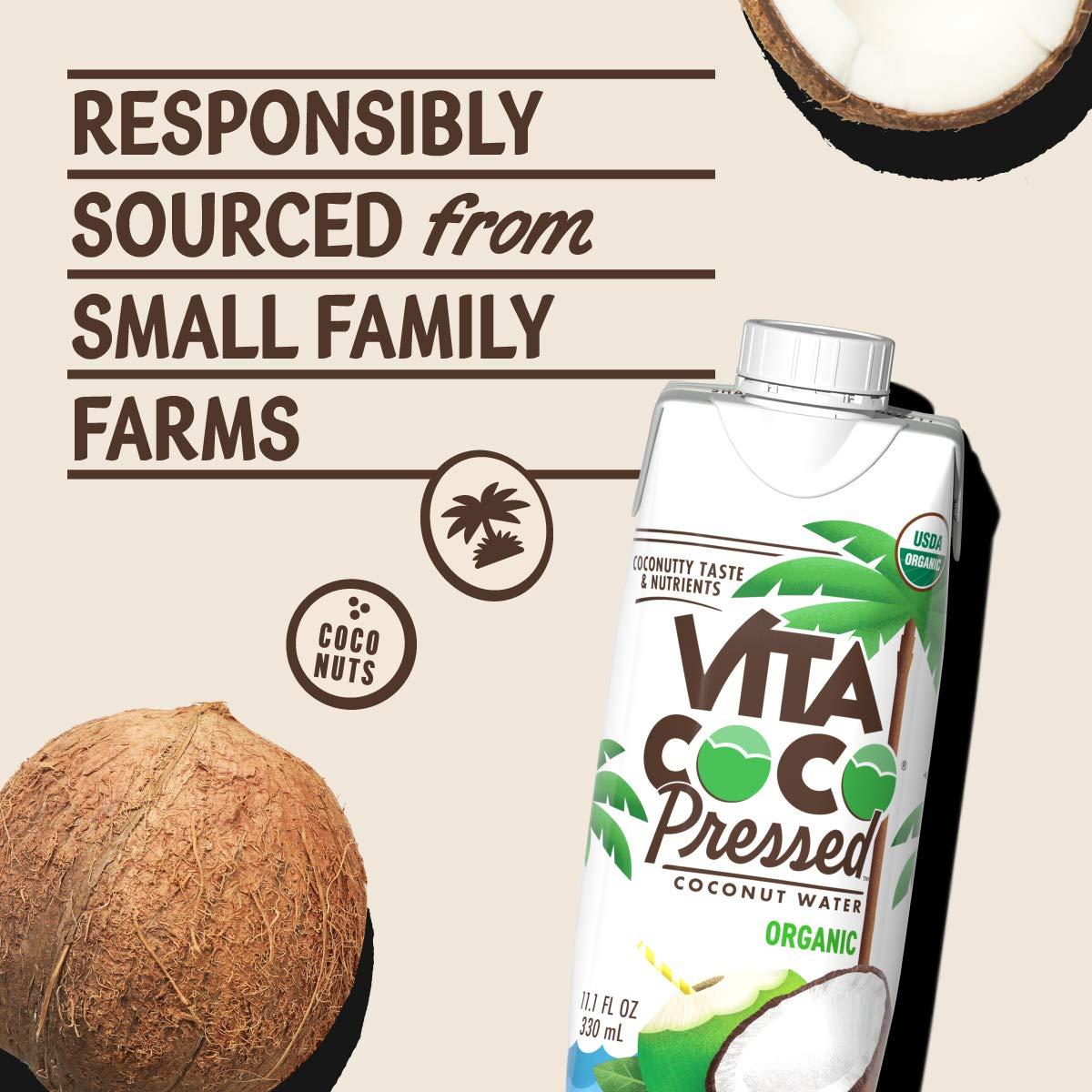 Vita Coco Organic Coconut Water Pressed | More Coconutty Flavor ...