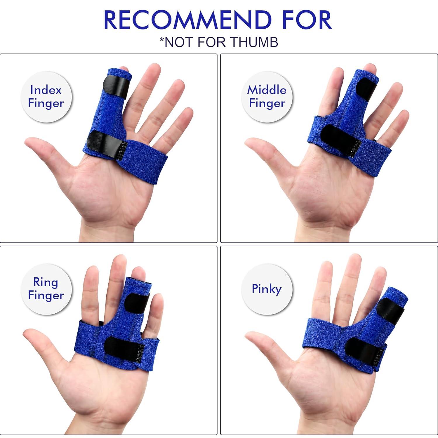 Finger Brace for Arthritis & Tendon Injury - Trigger Finger Splint for ...