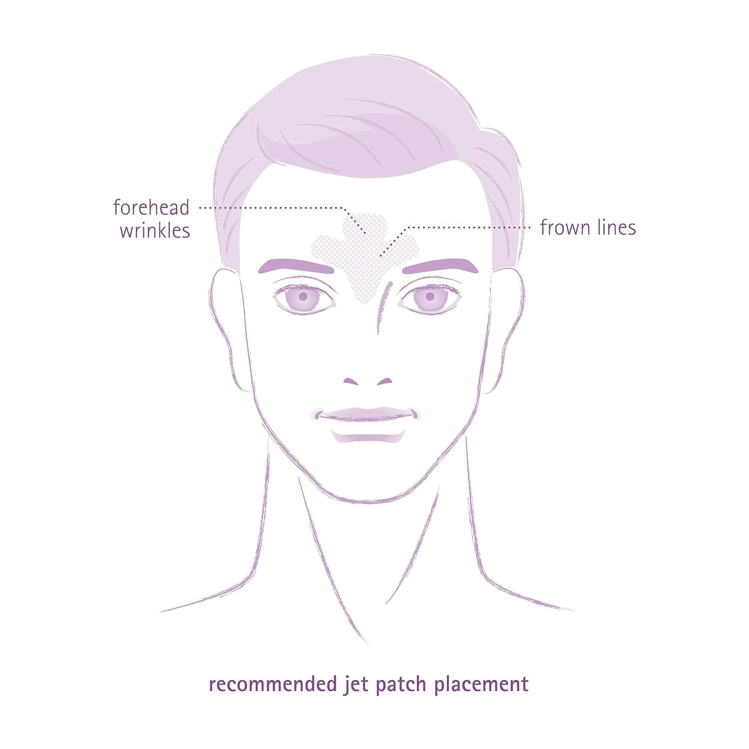 Toute Nuit Jet Extra Large Unisex Wrinkle Patches for Frown Lines and ...