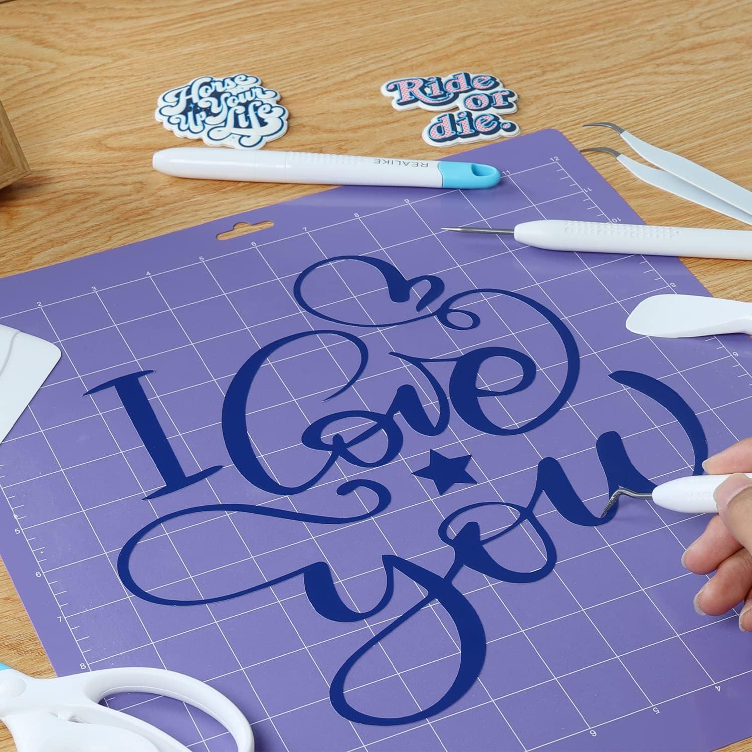 REALIKE Craft Weeding Tools Kit - Scraper, Spatula, Scissors, Tweezers ...