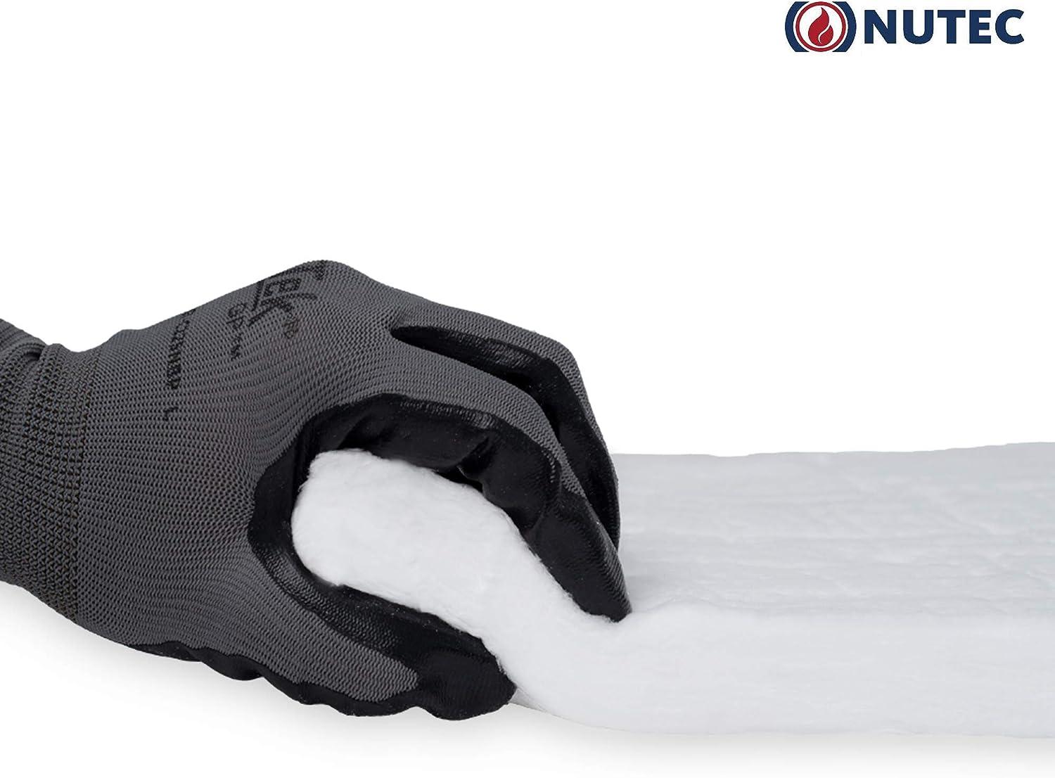 Nutec MaxWool Ceramic Fiber Insulating Blanket 1" x 24" x 60" High ...