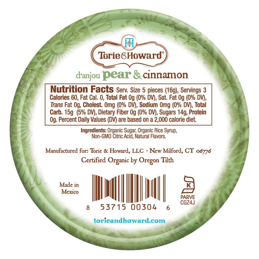 Torie & Howard Pear & Cinnamon Candy Tin - 2 oz | Natural Gourmet ...