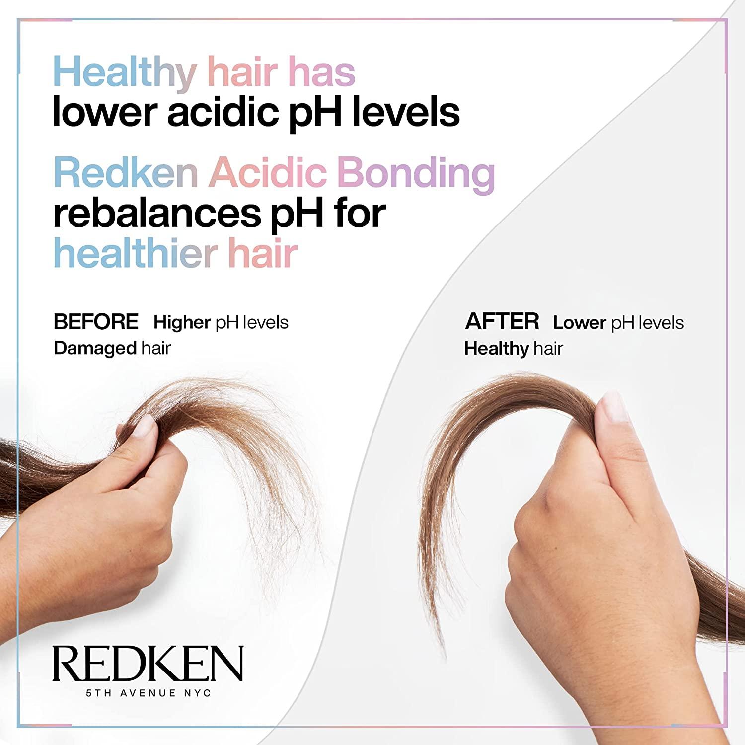 Redken Bonding Shampoo for Damaged Hair Repair - Acidic Bonding ...