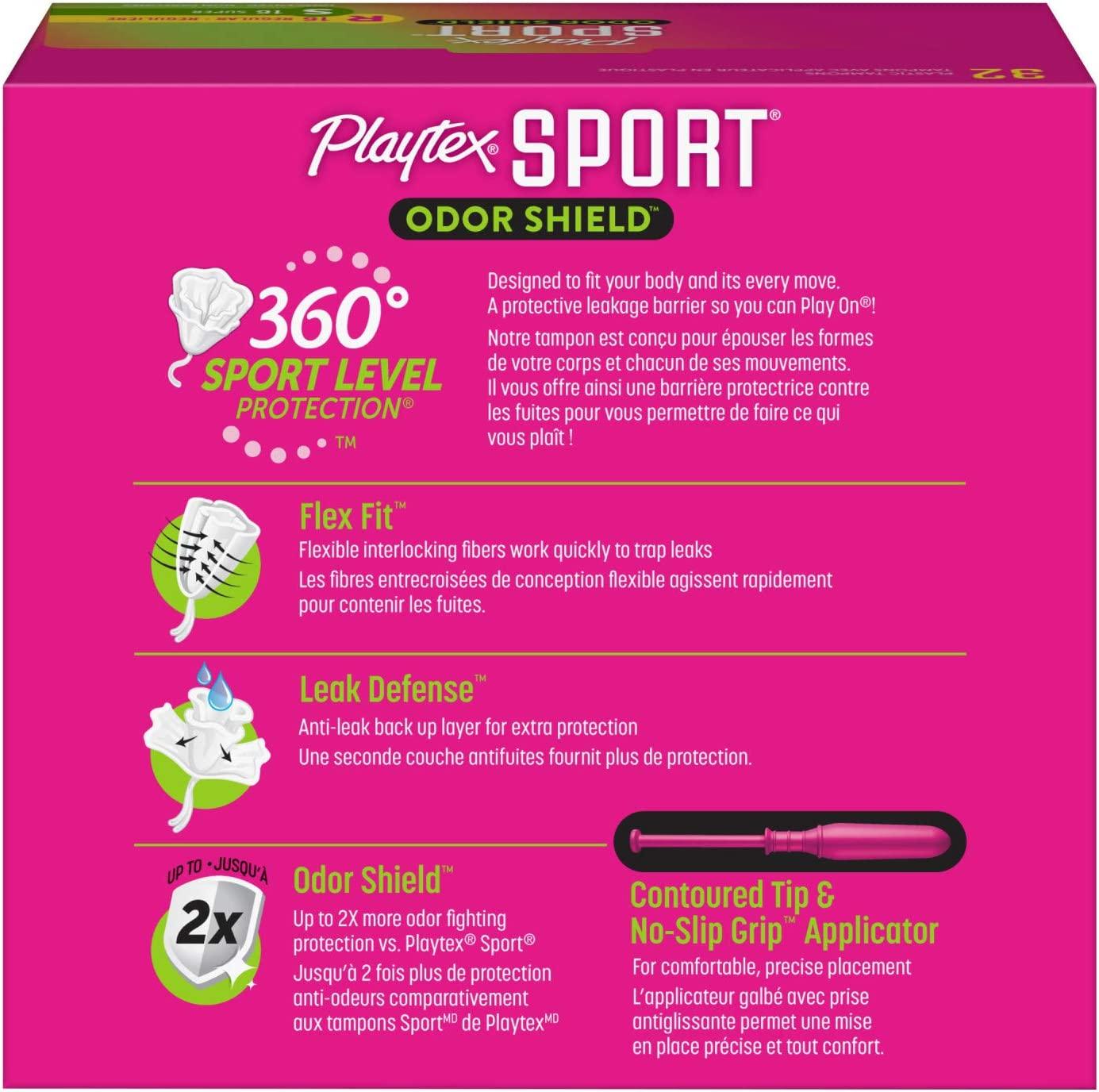 Playtex Sport Fresh Balance Tampons Multipack - 32 Count Regular and ...