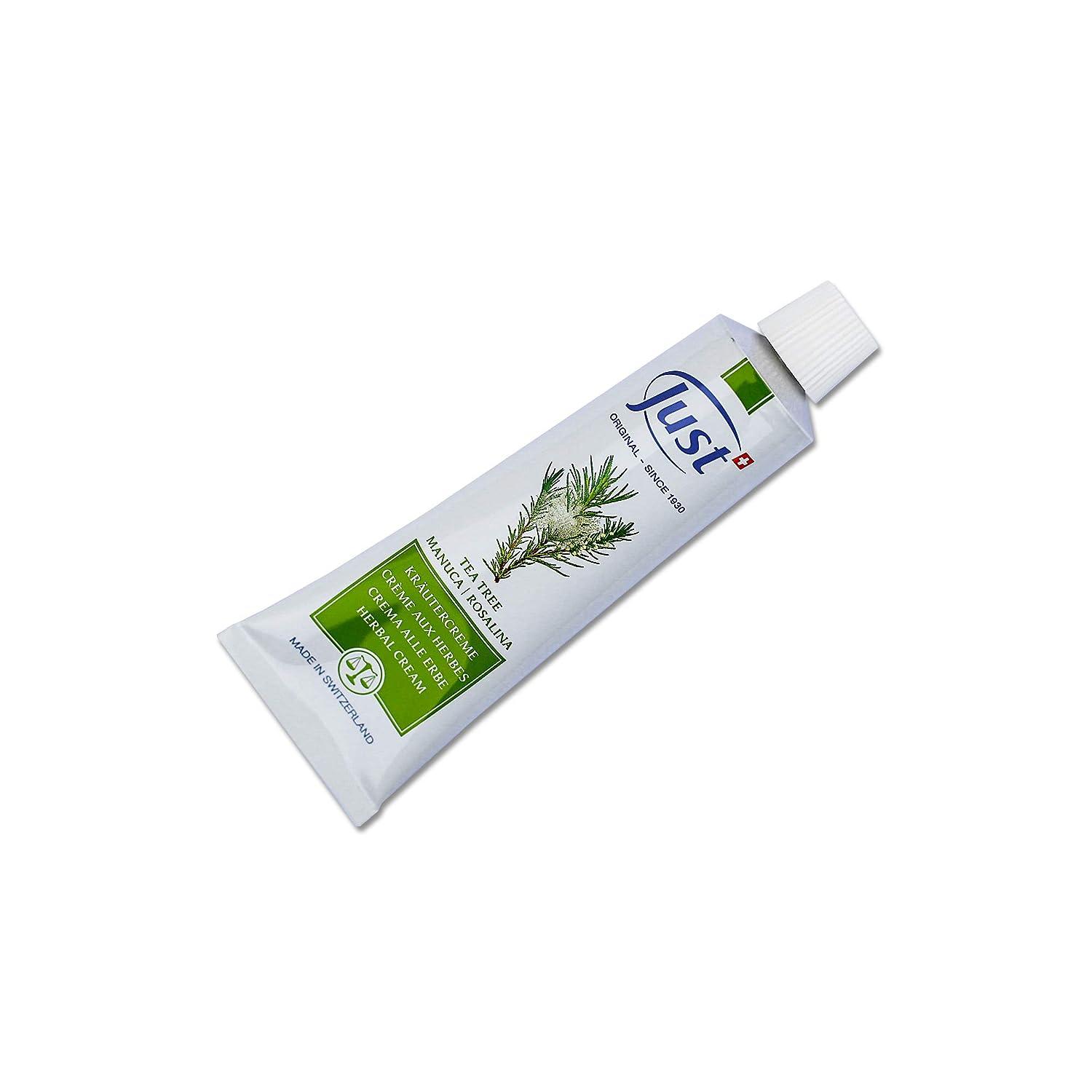 Swiss Just Tea Tree Natural Body Cream 60ml - Soothing Skincare ...