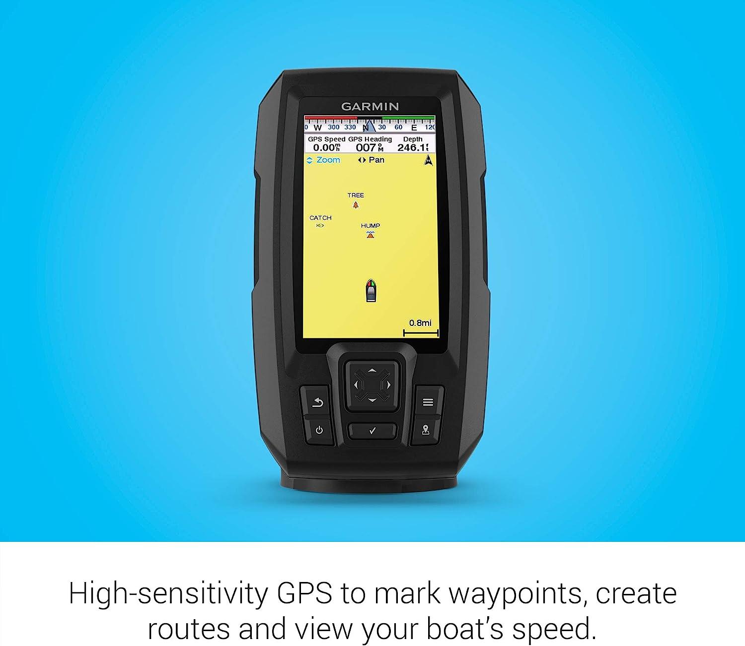 Garmin Striker Vivid 4cv Fishfinder with Color Sonar Transducer - 4 ...