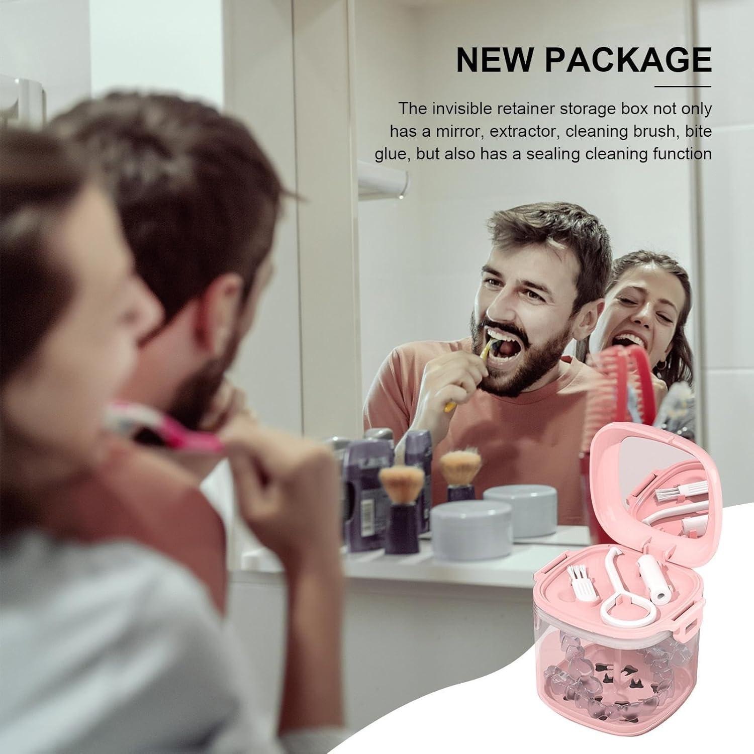 Geteawily Rosa: Premium Orthodontic Box for Braces | Aligner Case with ...