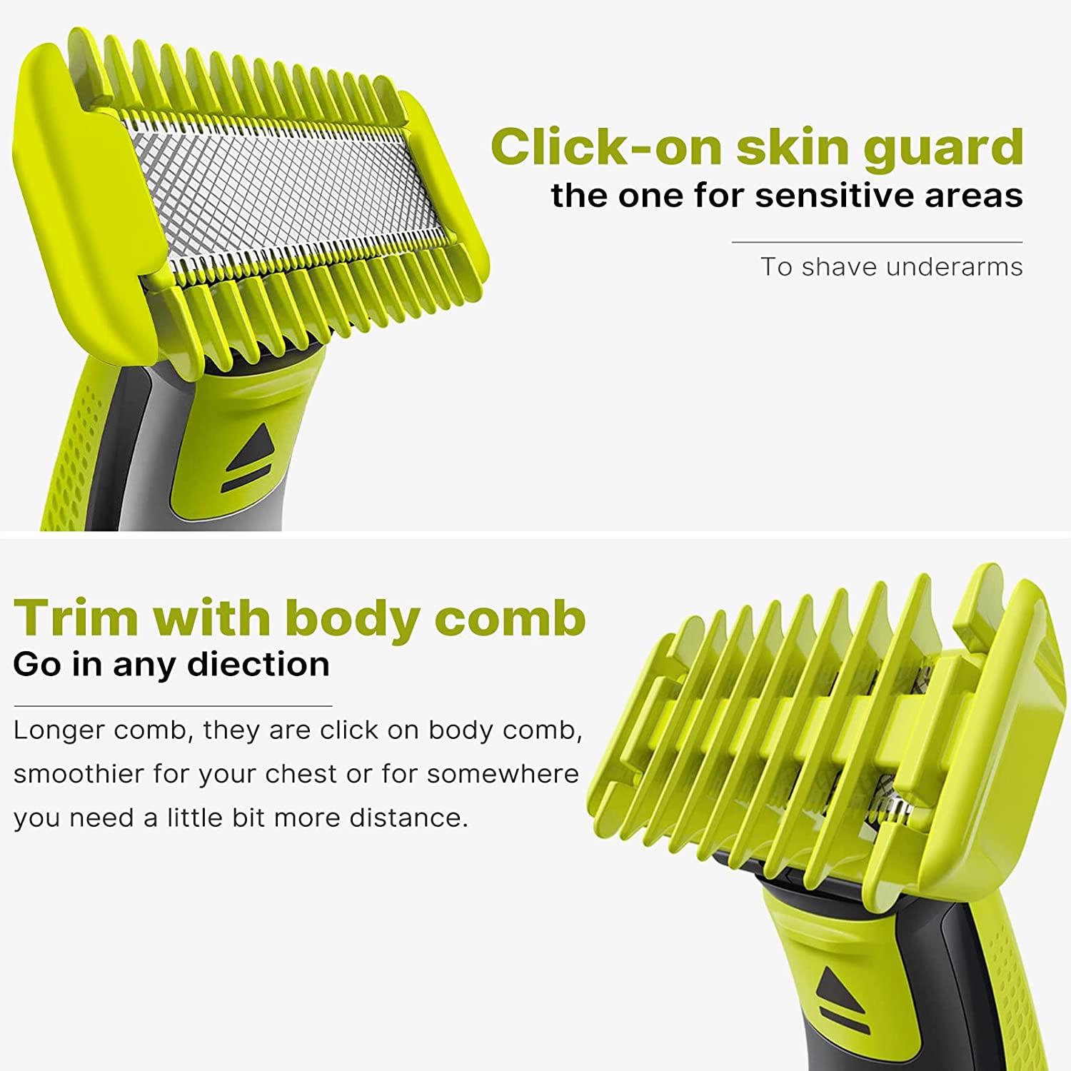 Philips Norelco Oneblade Shaver Guards - 0.5-5mm Guide Comb Set ...