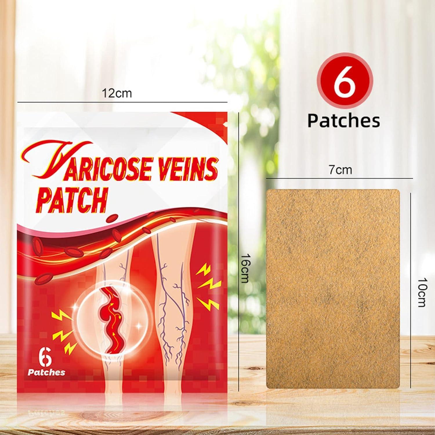 Vein Care Patch - Fast Absorption 30 Count Plaster for Varicose Veins - Skin Care