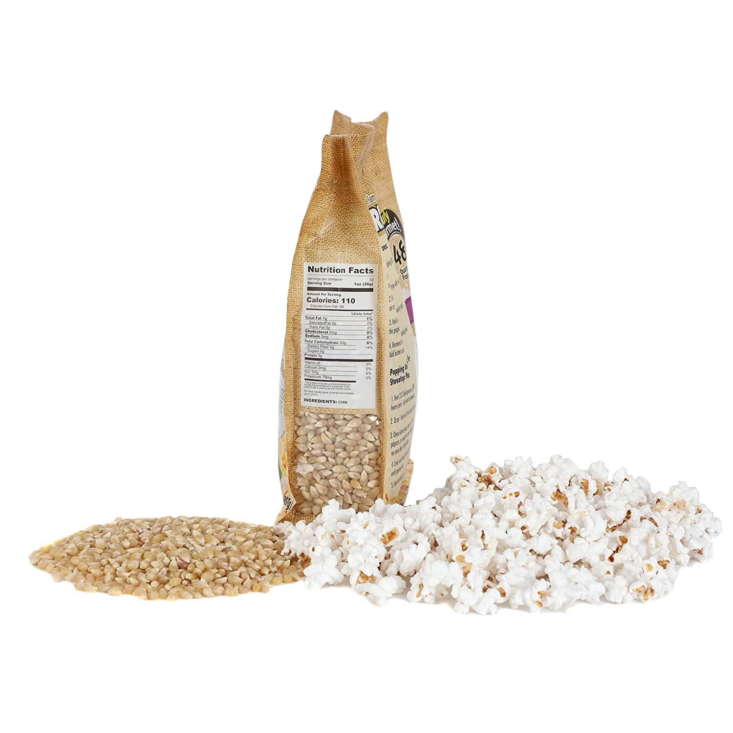 Wabash Valley Farms Hull-Less White Popcorn Kernels - 2 lb Pack | Buy ...