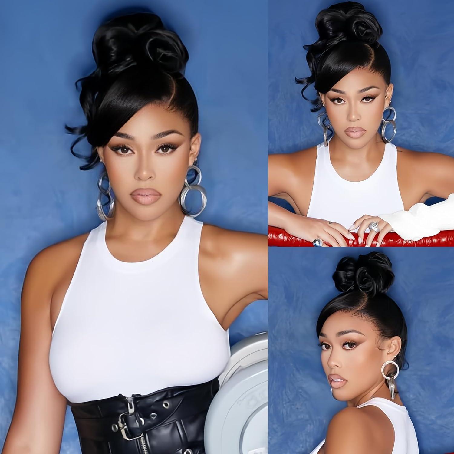 ALIPOP 360 Lace Front Human Hair Wig Body Wave Brazilian 22 Inch Black ...