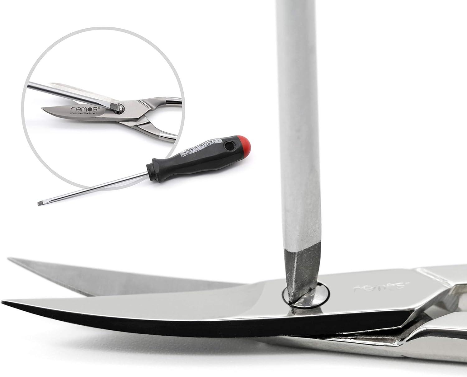 REMOS Stainless INOX Toenail Scissors 10.5cm - Precise Toenail Cutting ...