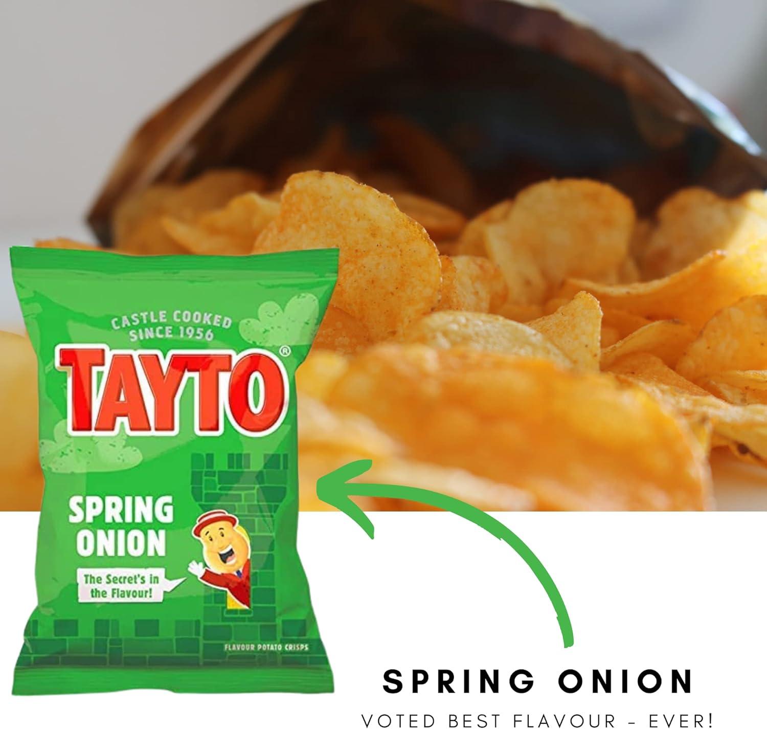 Tayto Spring Onion (10 x 25g Bags) | Buy Now with Express International ...