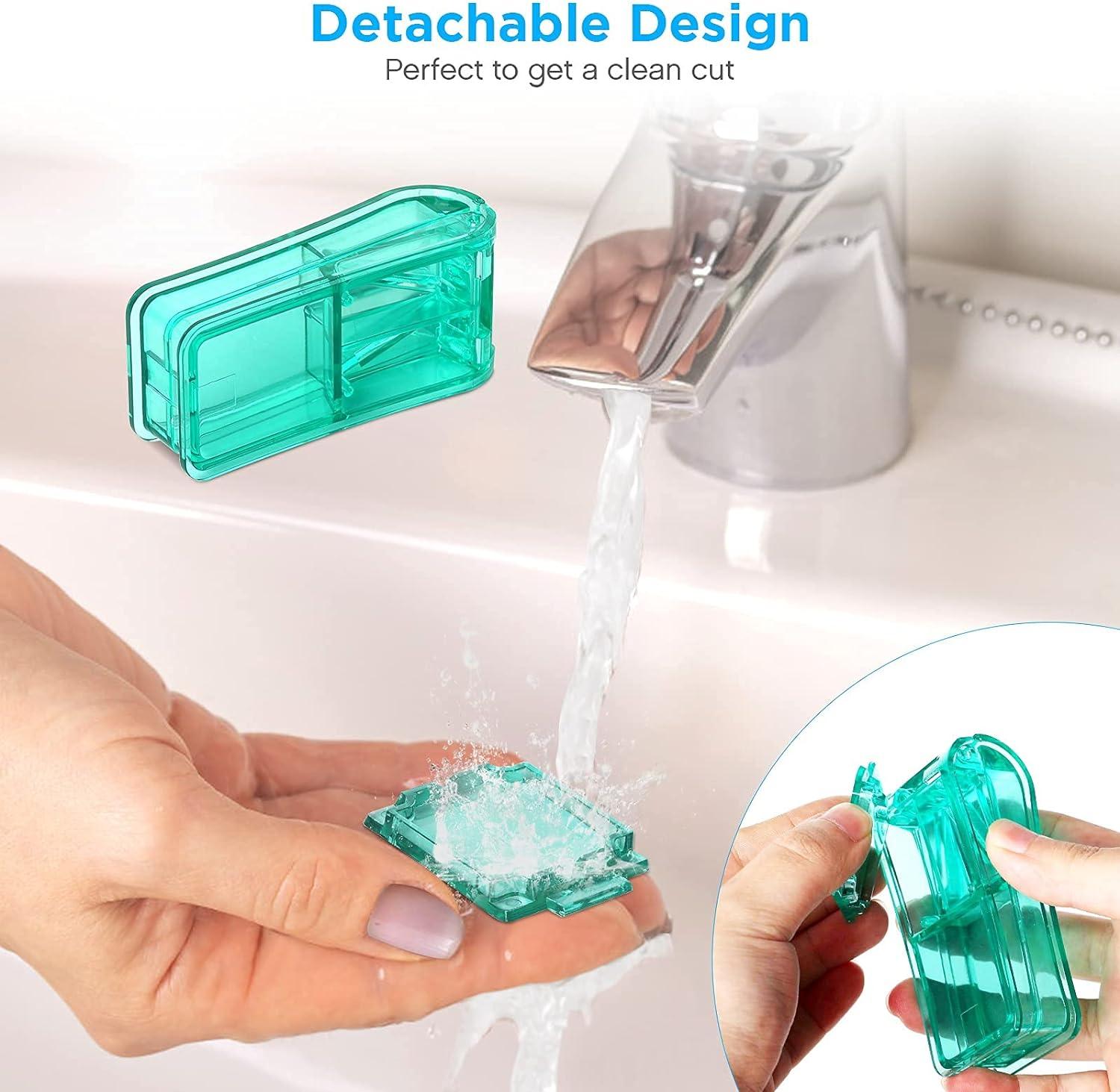 Pill Cutter and Splitter with Blade and Storage - Ideal for Small or ...