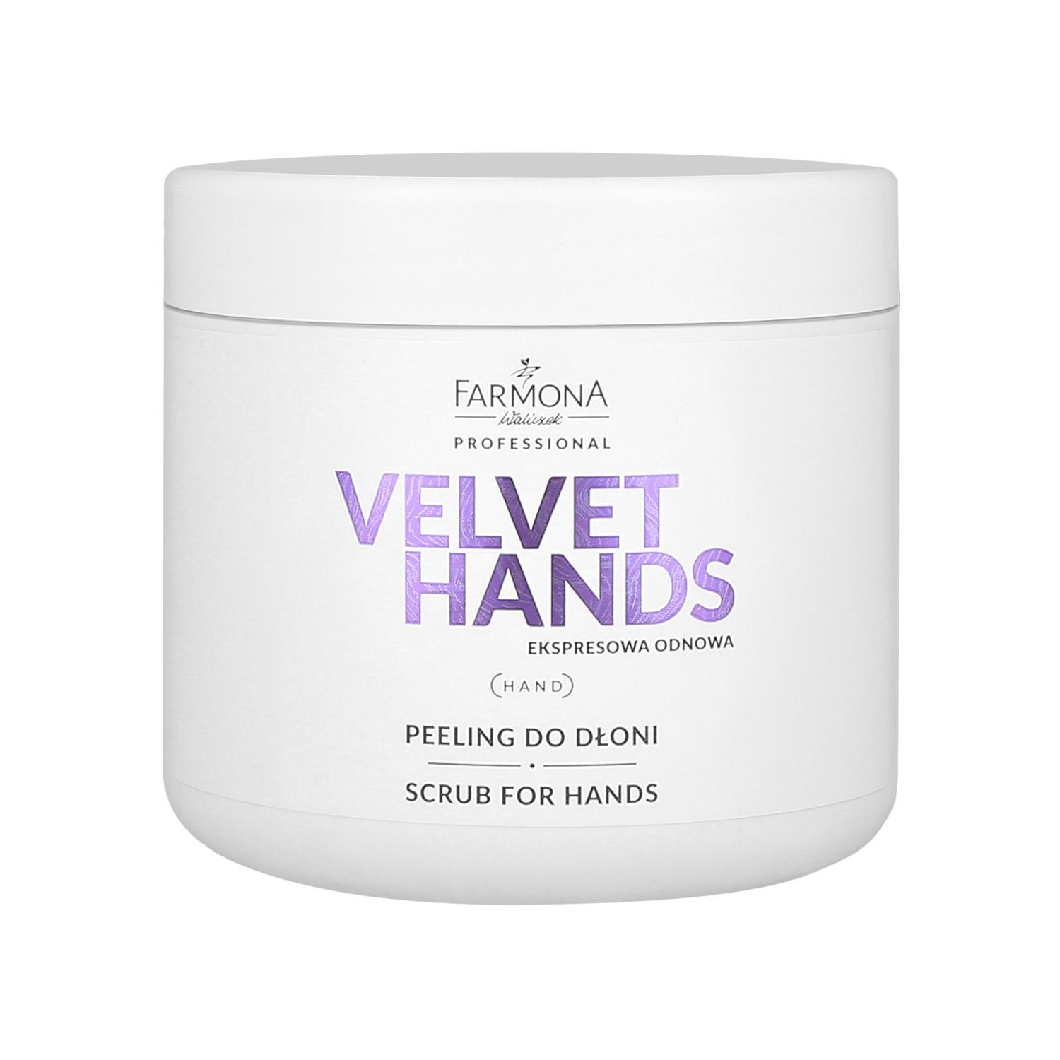 Farmona Velvet Hands SCRUB 550G - Exfoliating Hand Treatment for Soft ...