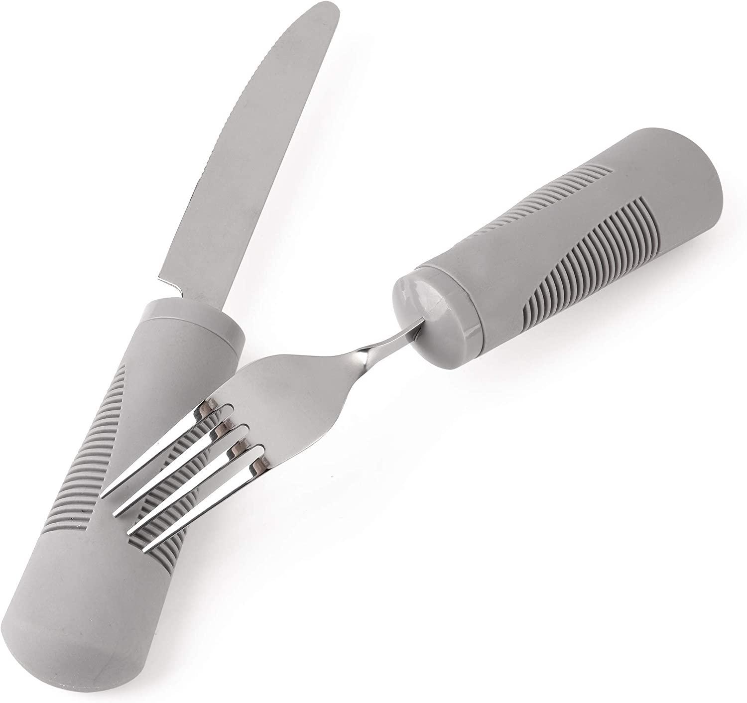 Special Supplies Adaptive Utensils (4-Piece Set) - Weighted Non-Slip ...