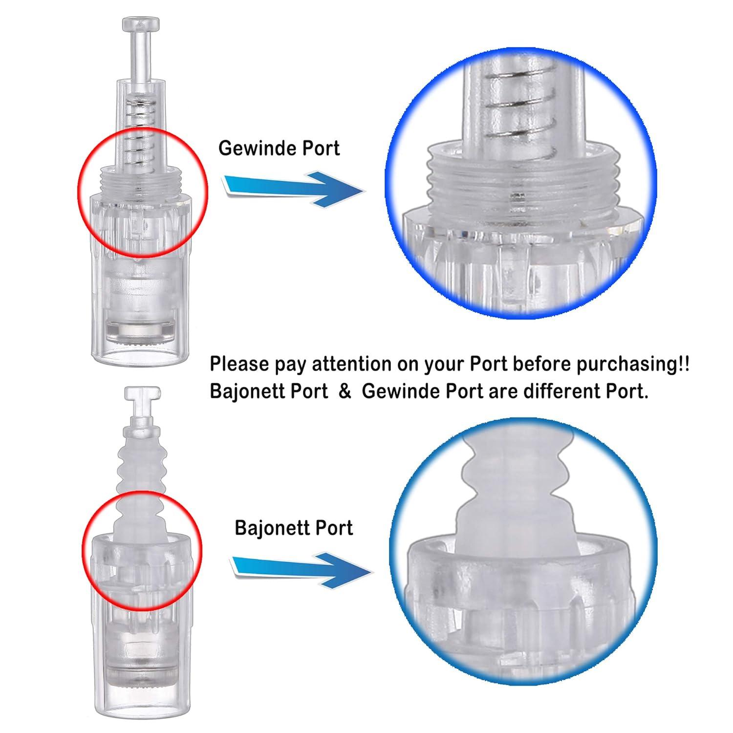 Bowka 9 Pins Microneedling Pen Needles - 10 Universal Replacement ...