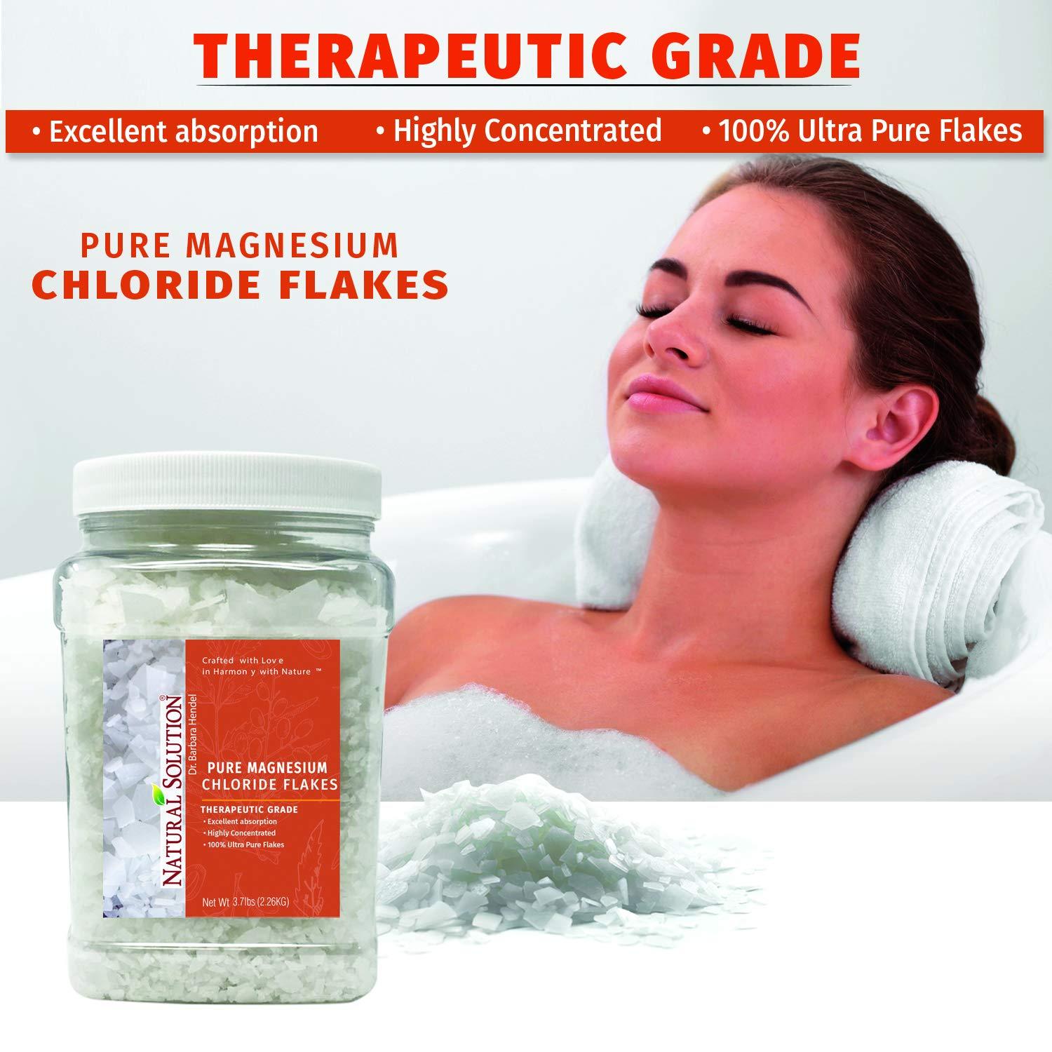 Natural Solution Pure Magnesium Chloride Flakes with Himalayan Pink ...