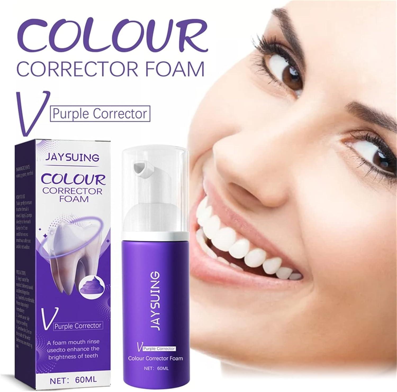 Purple Teeth Whitening Toothpaste 60ml - Brighten & Whiten Stained ...