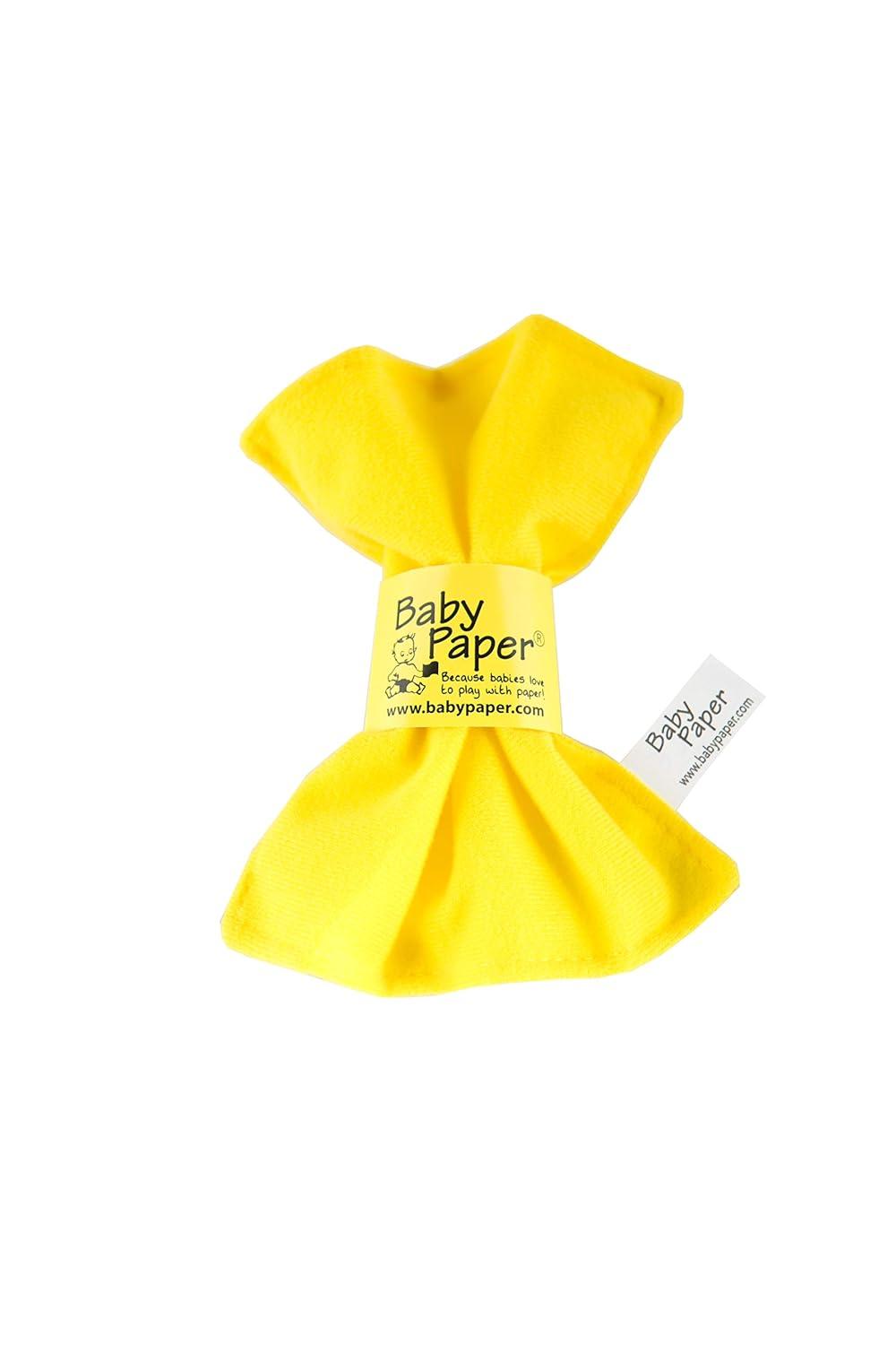 Baby Paper Original Crinkle Sensory Toy 2-Pack in Yellow & Turquoise ...