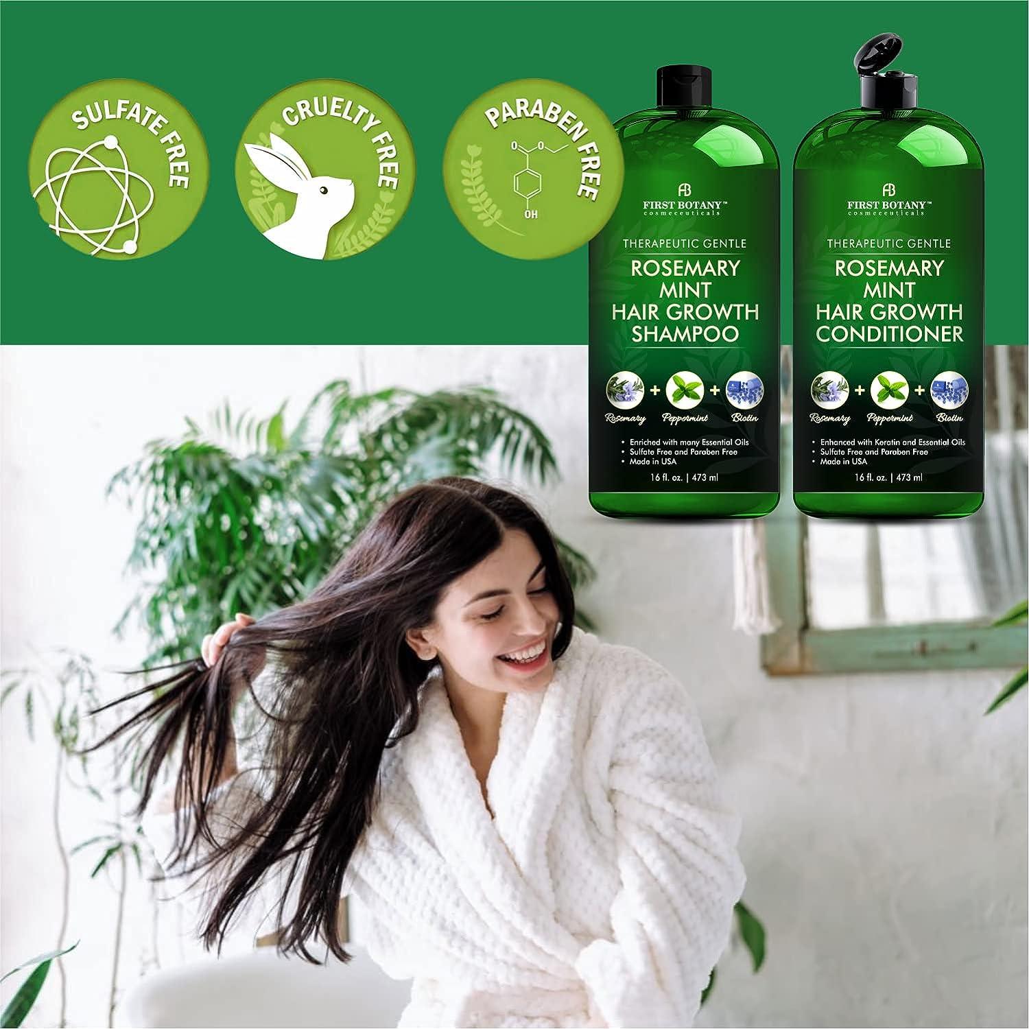 First Botany Biotin Shampoo Conditioner Set - Hair Loss & Anti Thinning ...