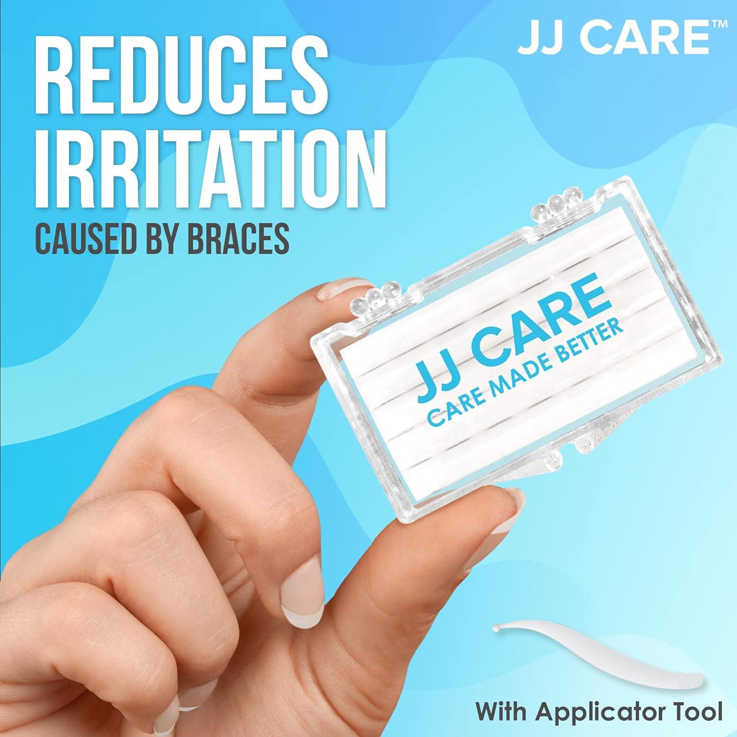 JJ CARE Orthodontic Wax (Pack of 6) with Applicator & 2 Interdental ...