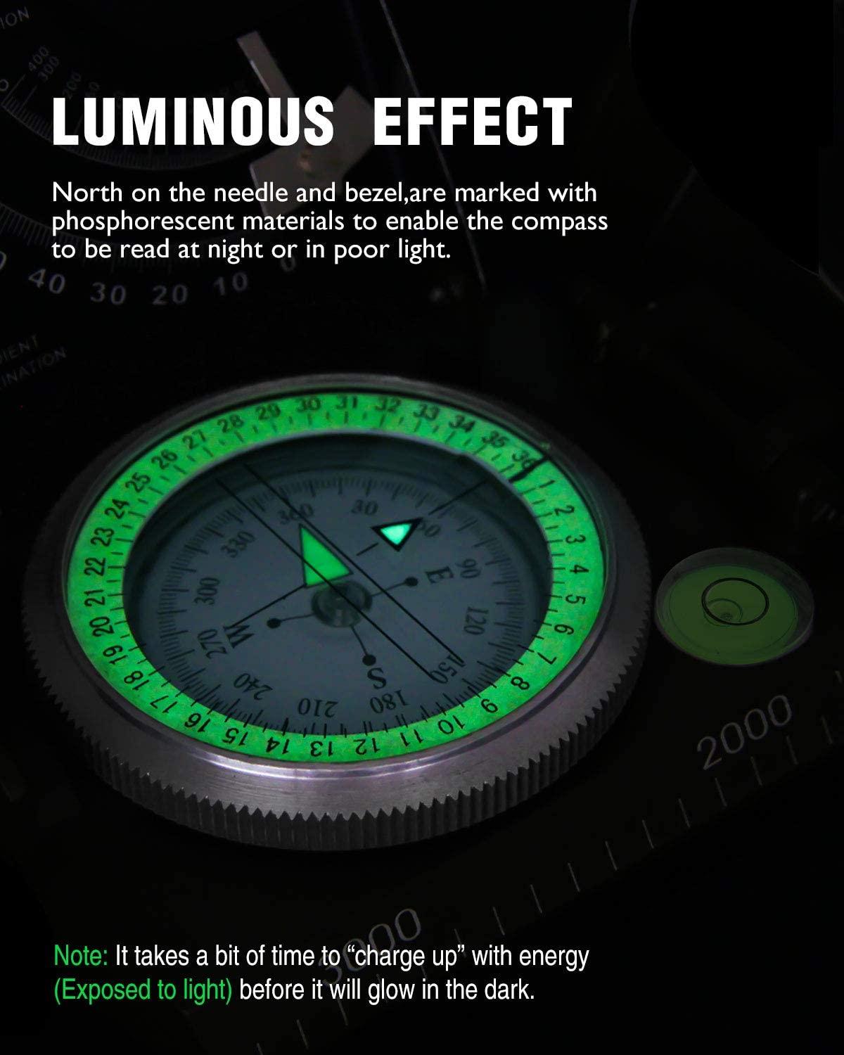 Eyeskey Multifunctional Military Sighting Navigation Compass with ...