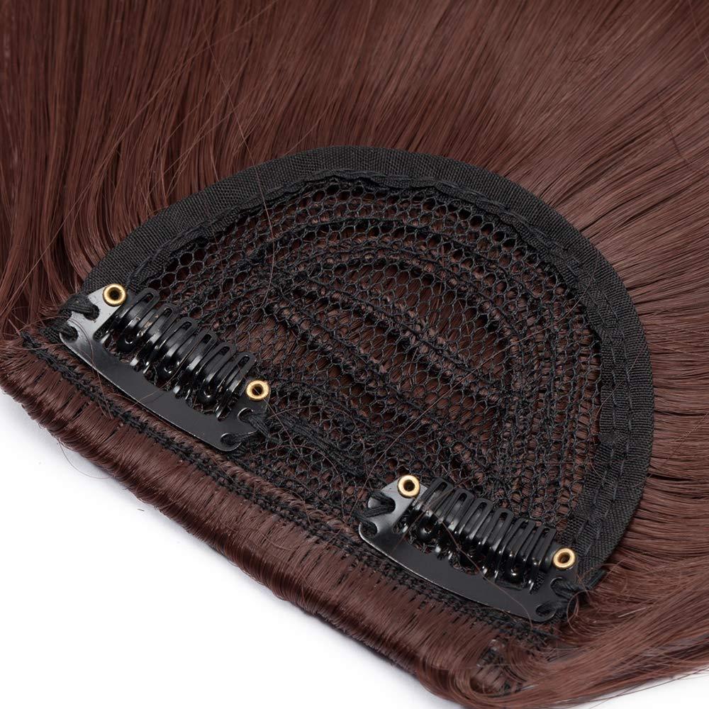 SEGO Clip-in Pony Hairpiece Extensions | Realistic Fringe Bangs | One ...