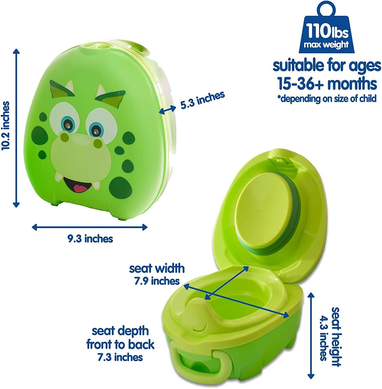 Kids' Travel Potty - My Carry Potty Dinosaur Portable Toilet Seat | Buy ...