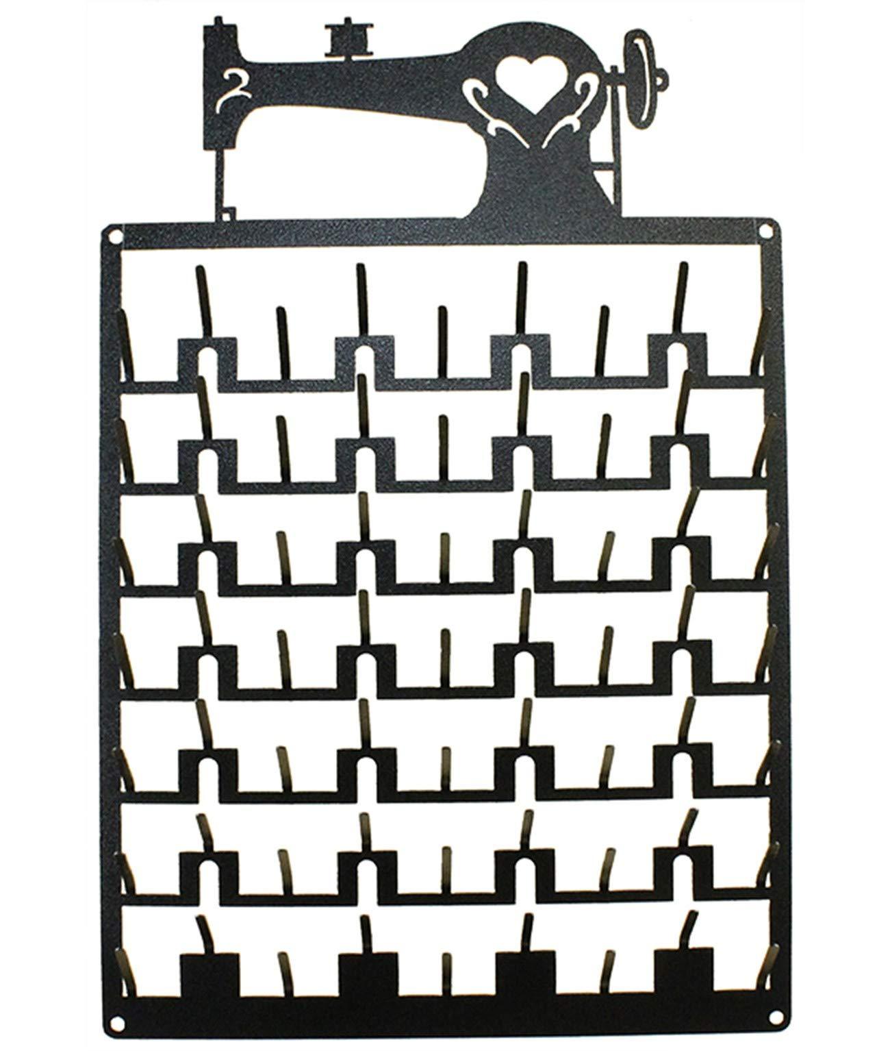 63 Pin Sewing Machine Spool Rack in Charcoal - Organize Threads ...