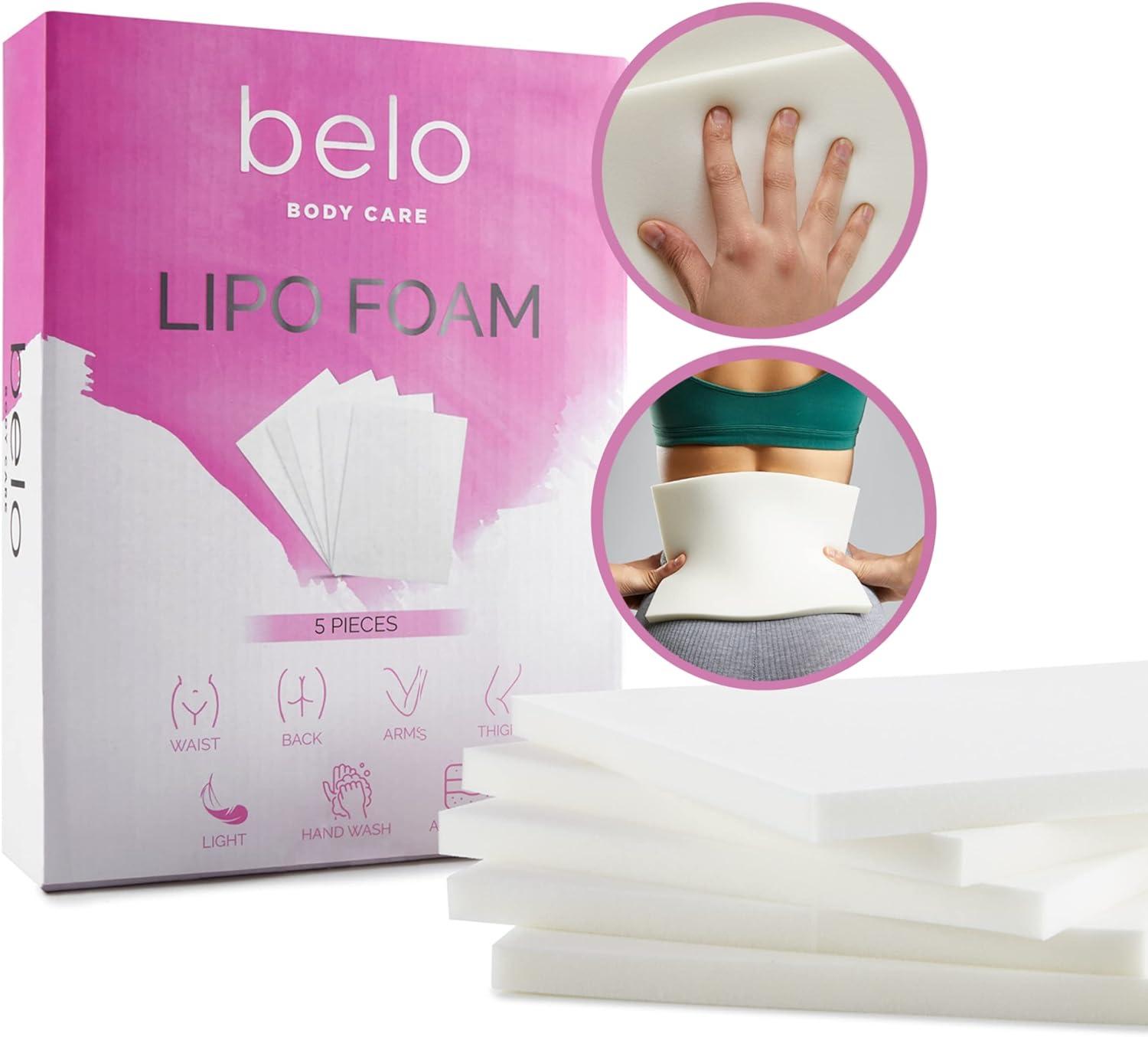 Belo Body Care Ab Lipo 5 Pack Professional Foam Pads for Liposuction ...