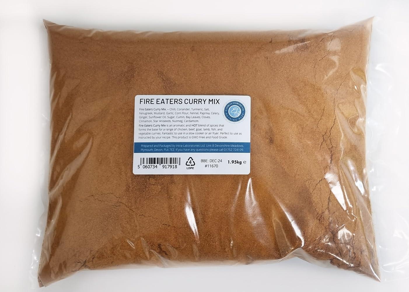 Entirely Ingredients - Fire Eaters Curry Mix 1.95kg - Hot and Spicy ...