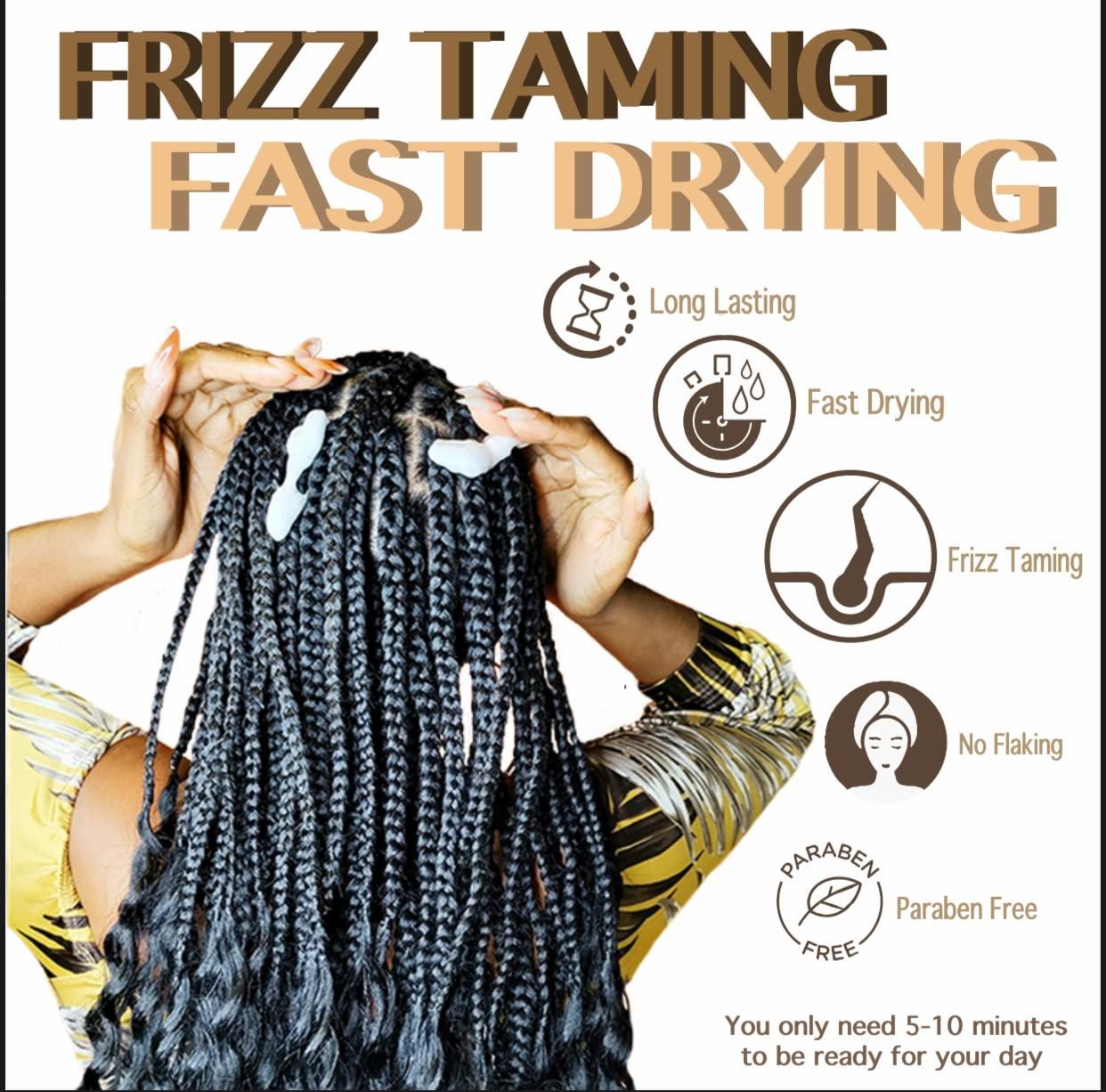 Mut Dynasty Moose Hair Foam for Box Braids - Professional Braid Mousse ...