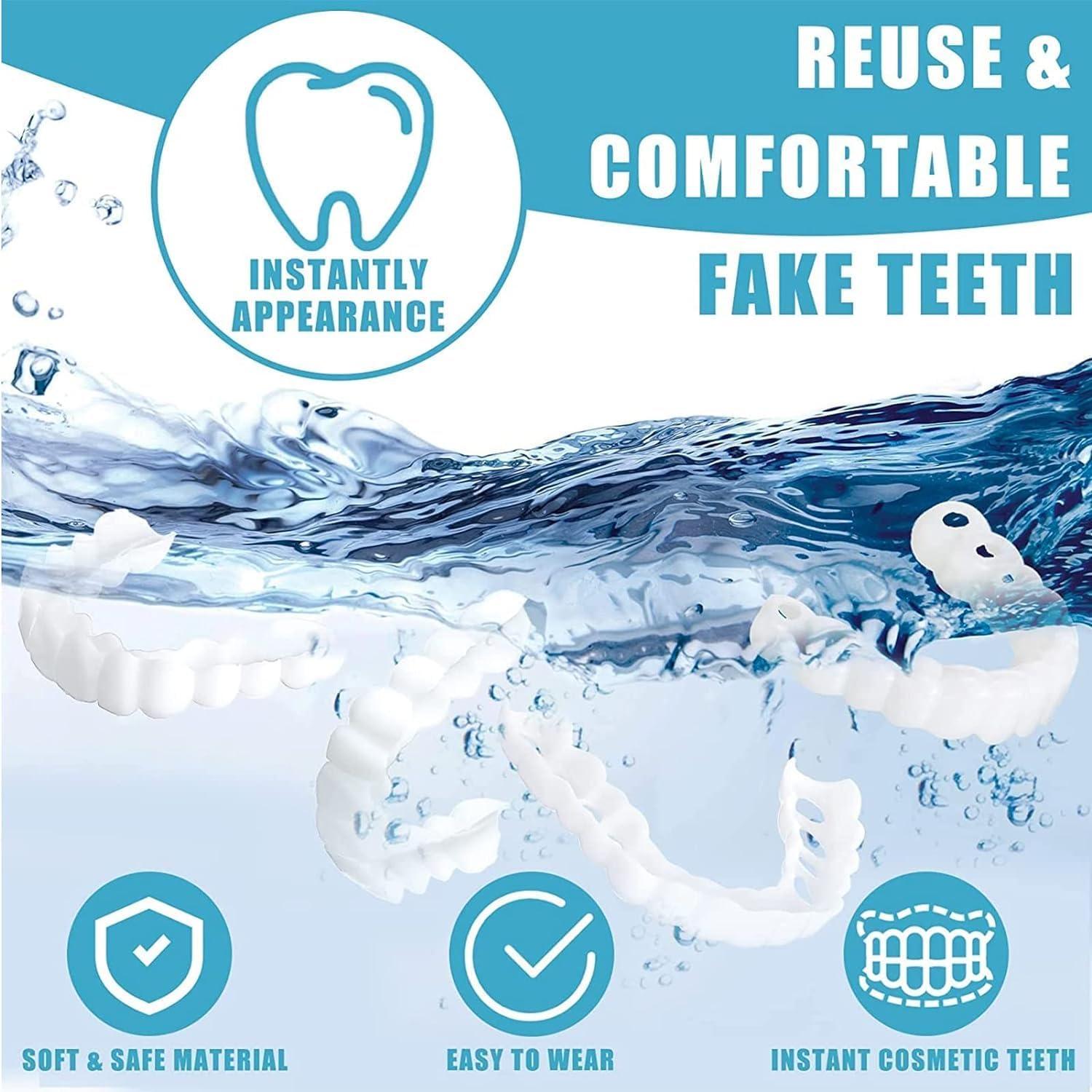 Buy UQLPXZ Instant Veneers for Couples | Snap-On Dentures & Clip-In ...